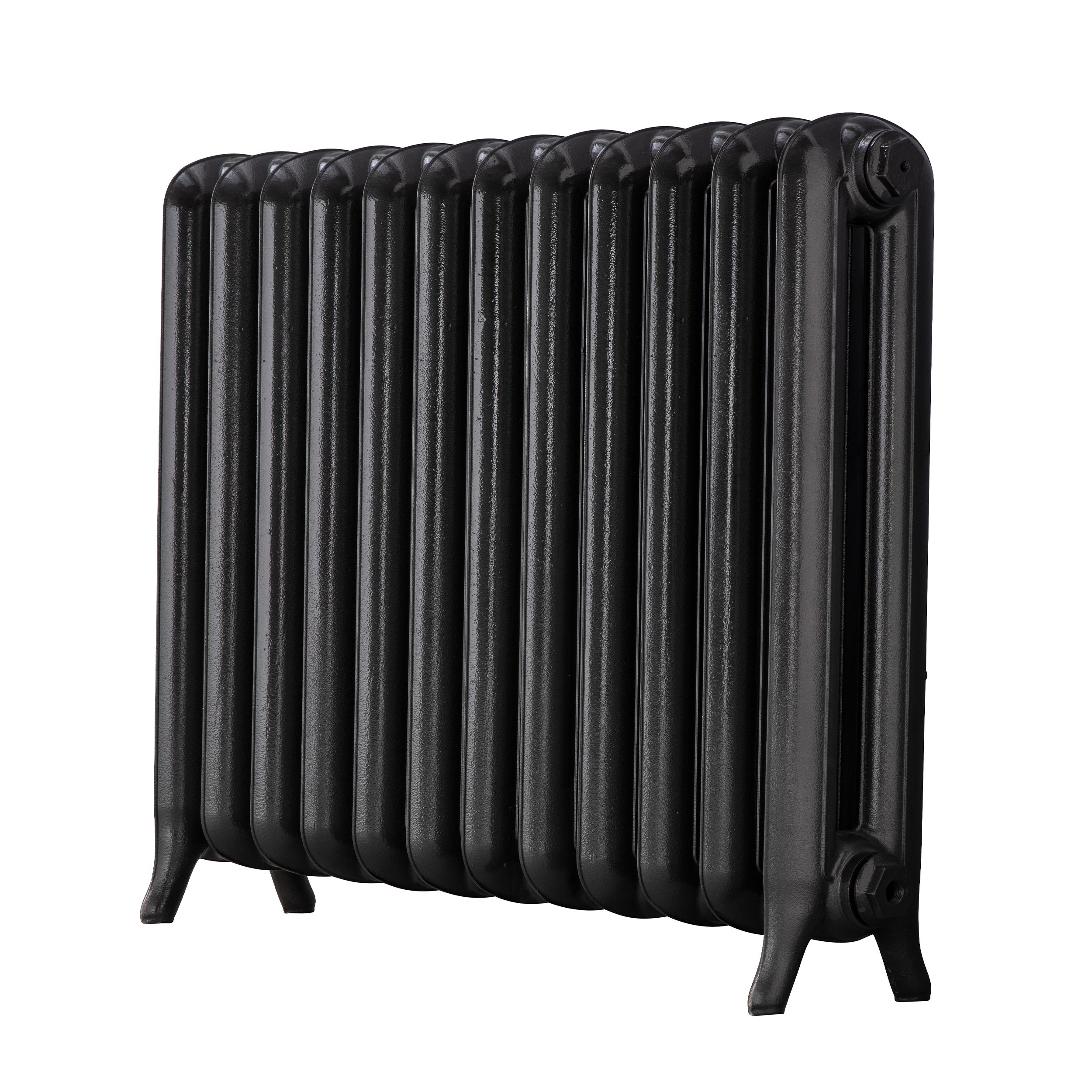 Arroll Princess Cast iron Pewter 12 Column Radiator, (W)946mm x (H ...