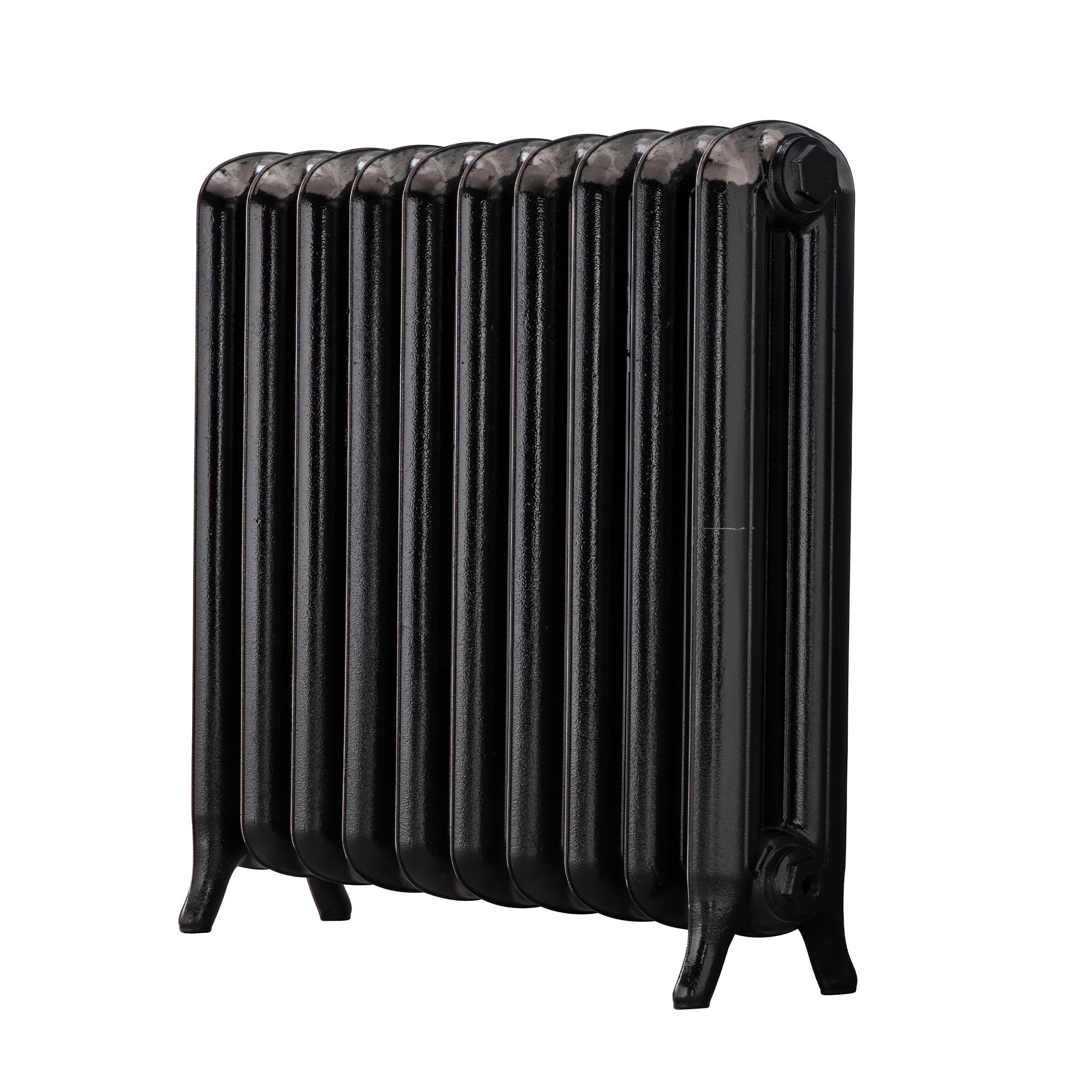 Arroll Princess Cast iron Silver 10 Column Radiator, (W)794mm x (H)748mm