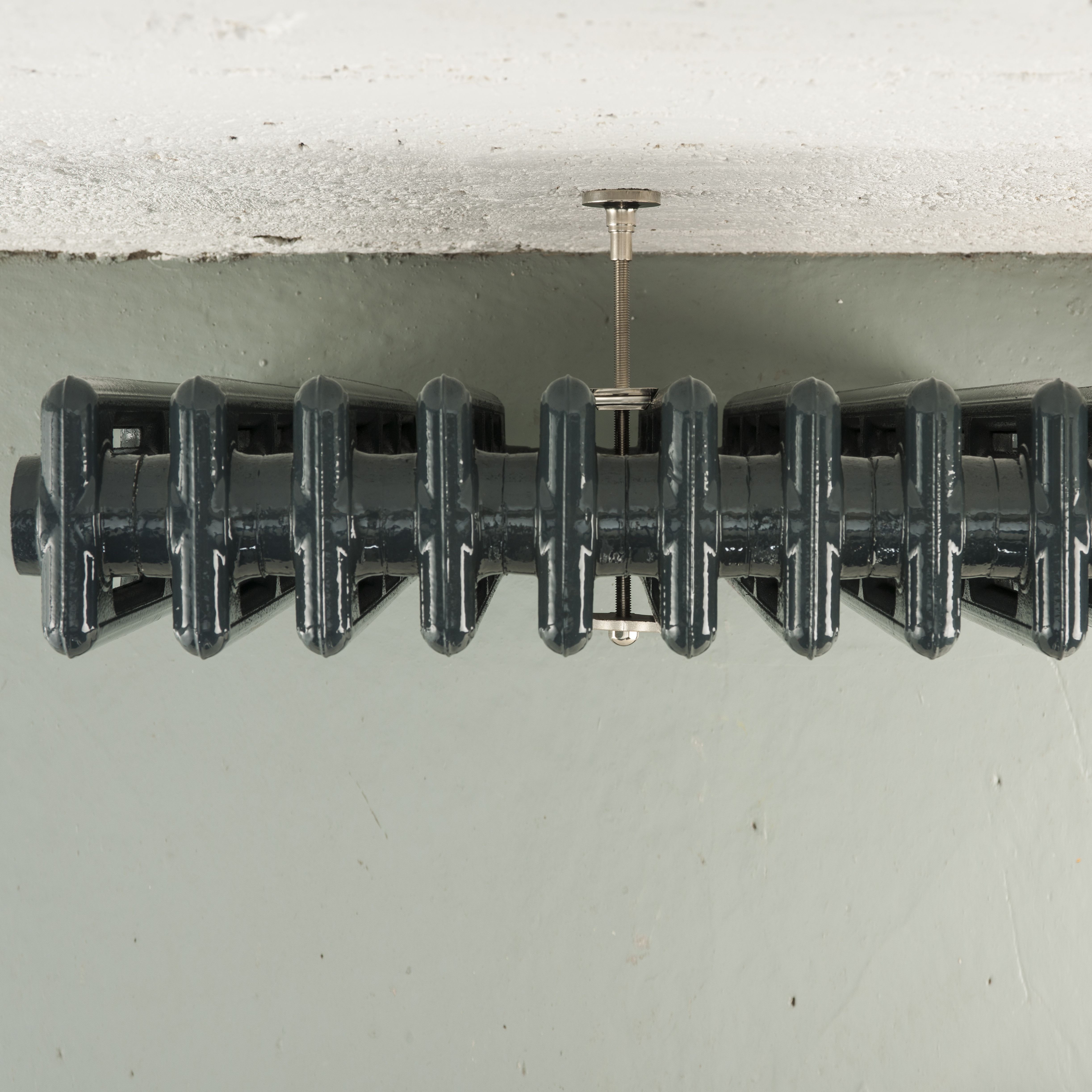 Arroll Silver Chrome effect Steel Radiator wall stay (H)265mm (W)50mm