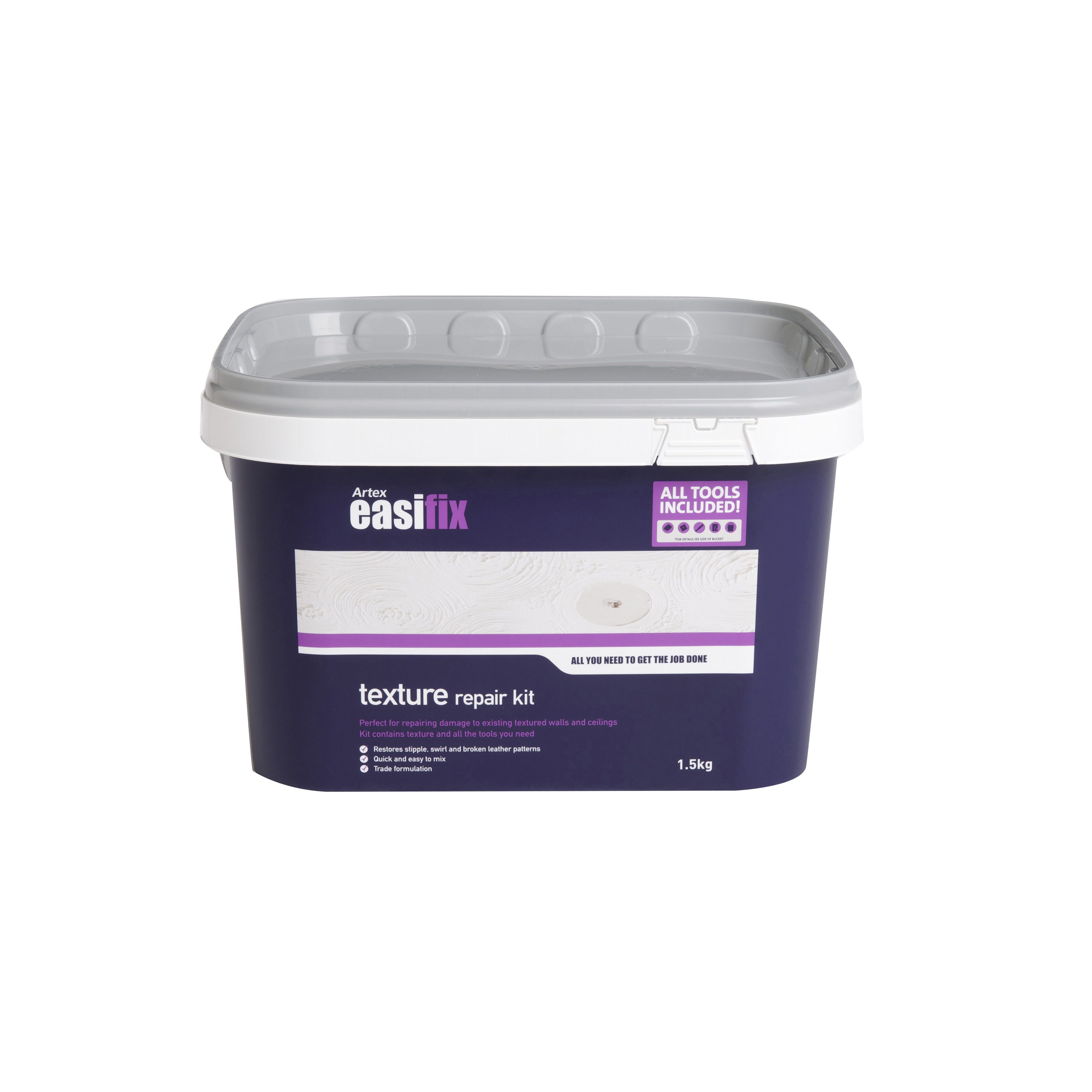 Artex Easifix Texture repair kit, 1.5kg | DIY at B&Q