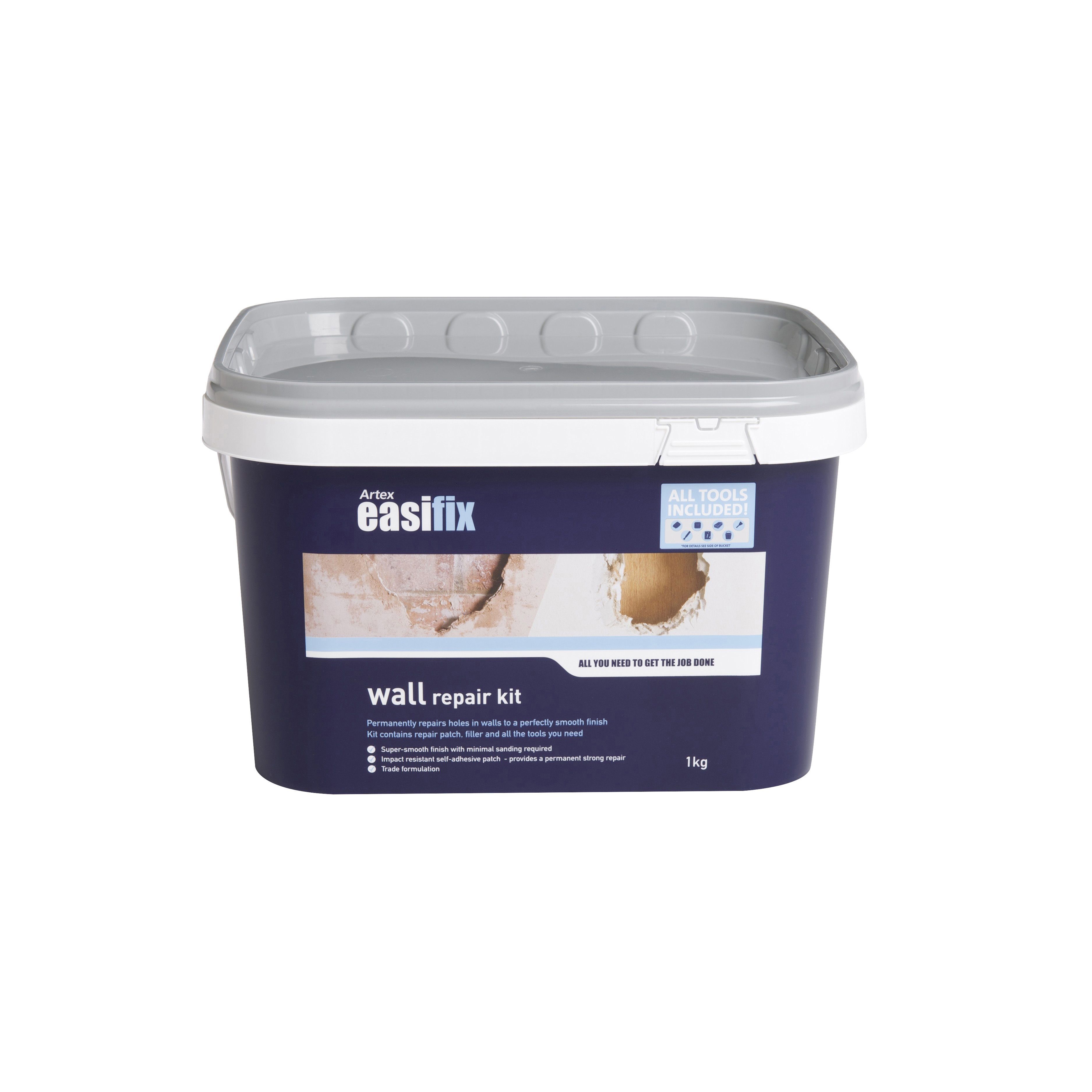 Artex Easifix Wall repair kit, 1kg | DIY at B&Q