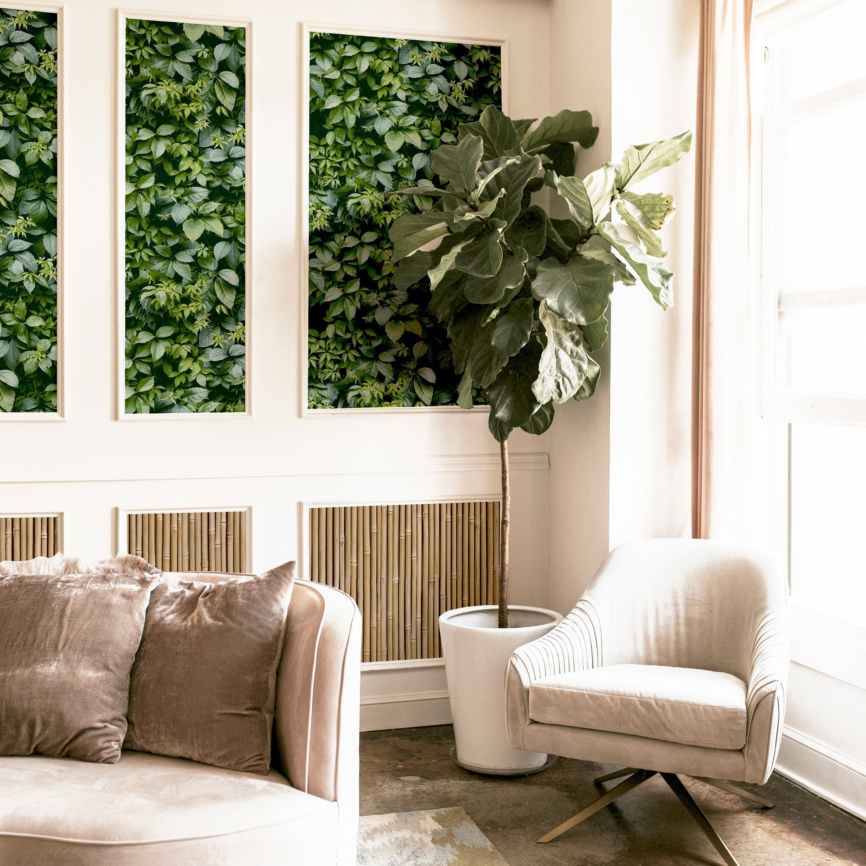 Arthouse Bamboo Wood effect Smooth Wallpaper