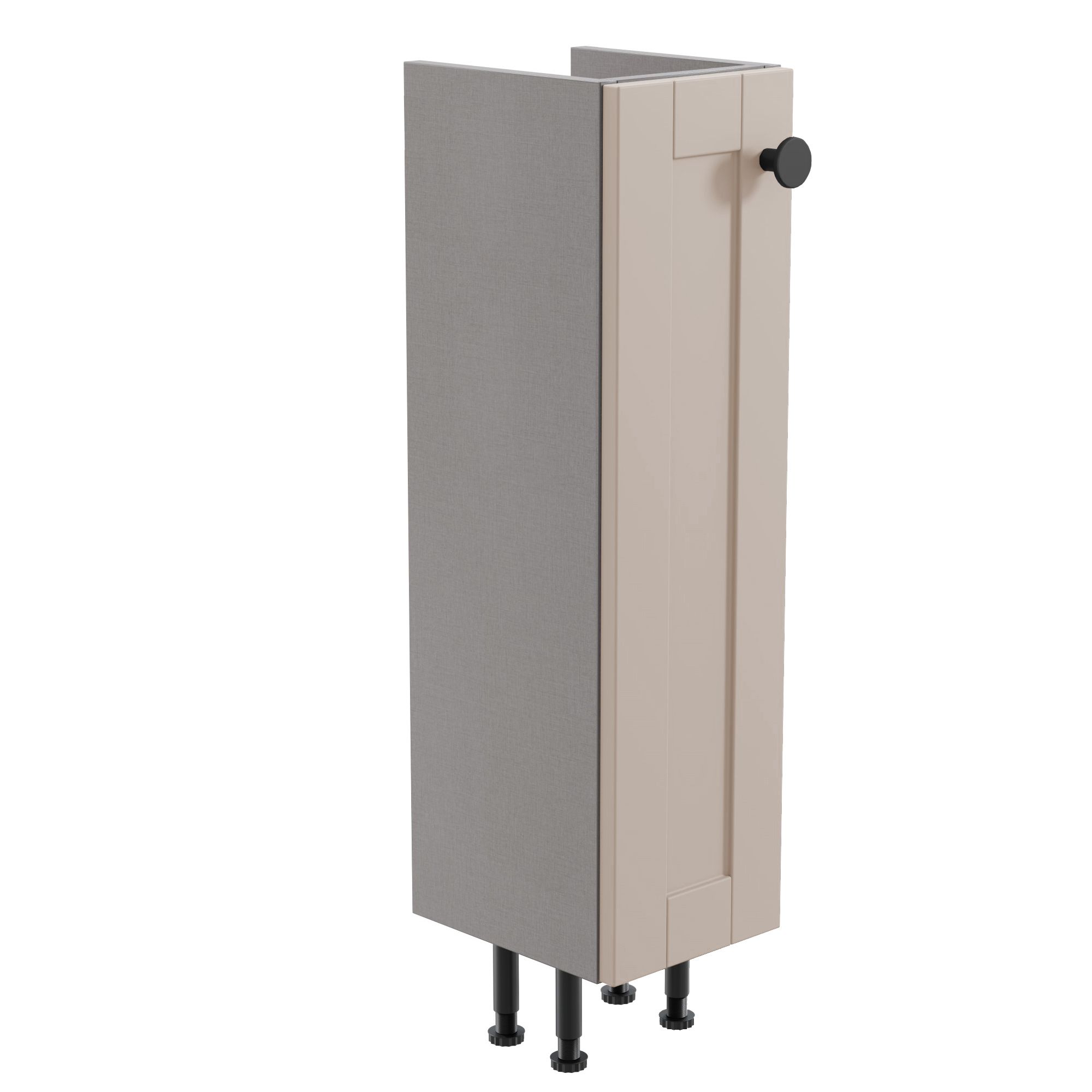 Ashford Matt Cashmere Shaker Freestanding Fitted Bathroom Slim Base ...