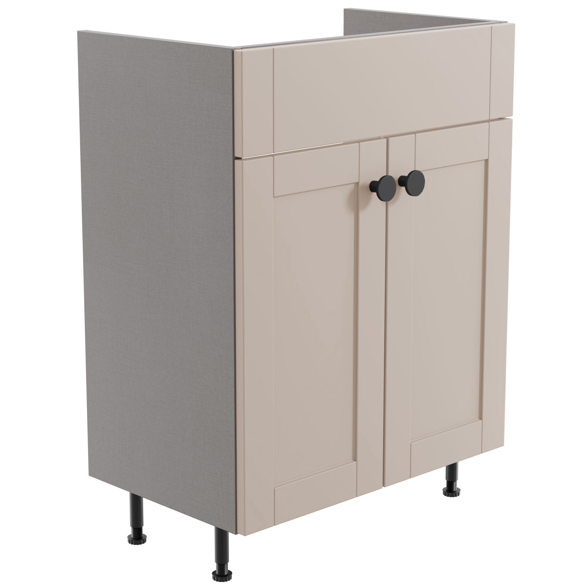 Ashford Matt Cashmere Shaker Freestanding Fitted Bathroom Vanity Base ...