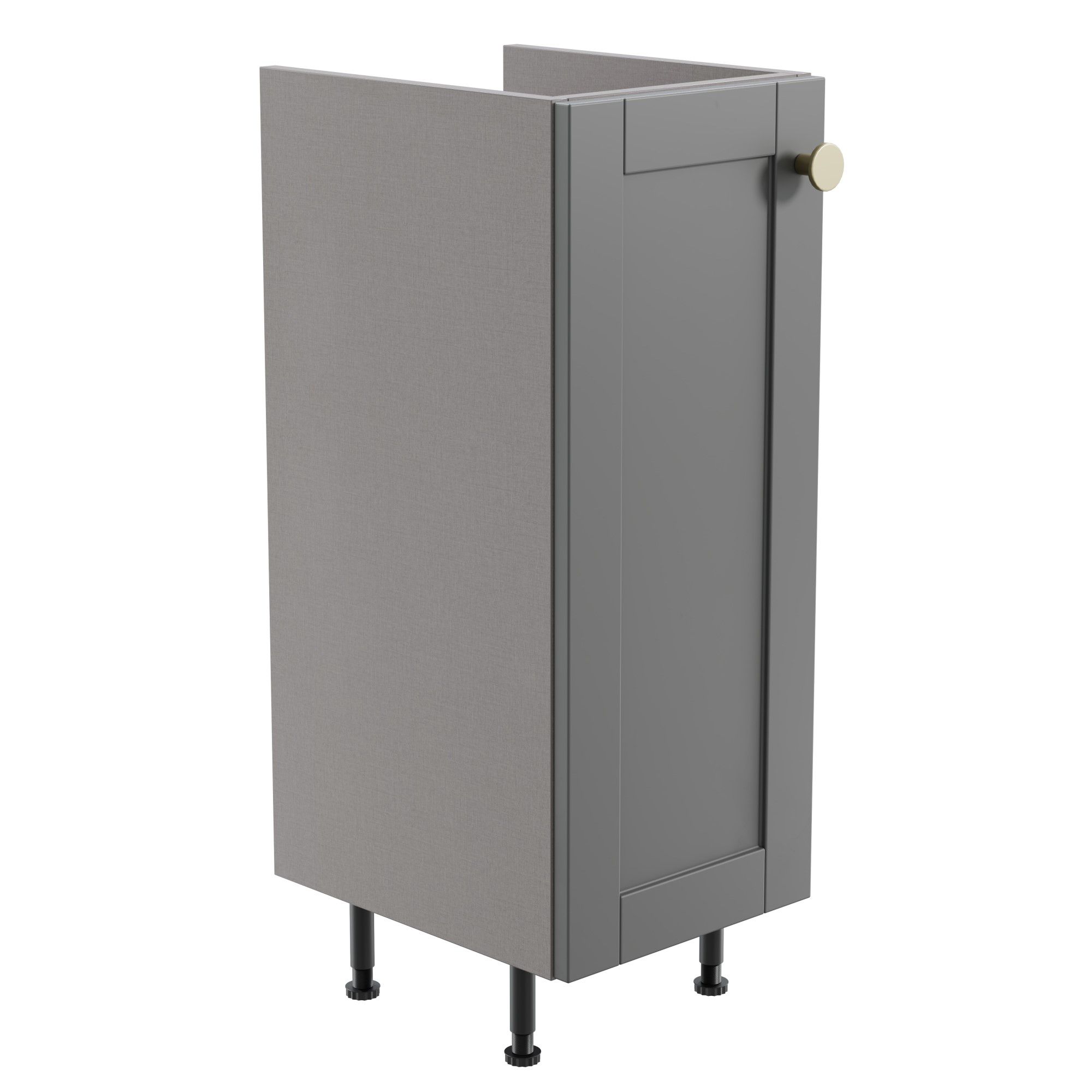 Ashford Matt Dusty grey Shaker Freestanding Bathroom & wet room Base ...