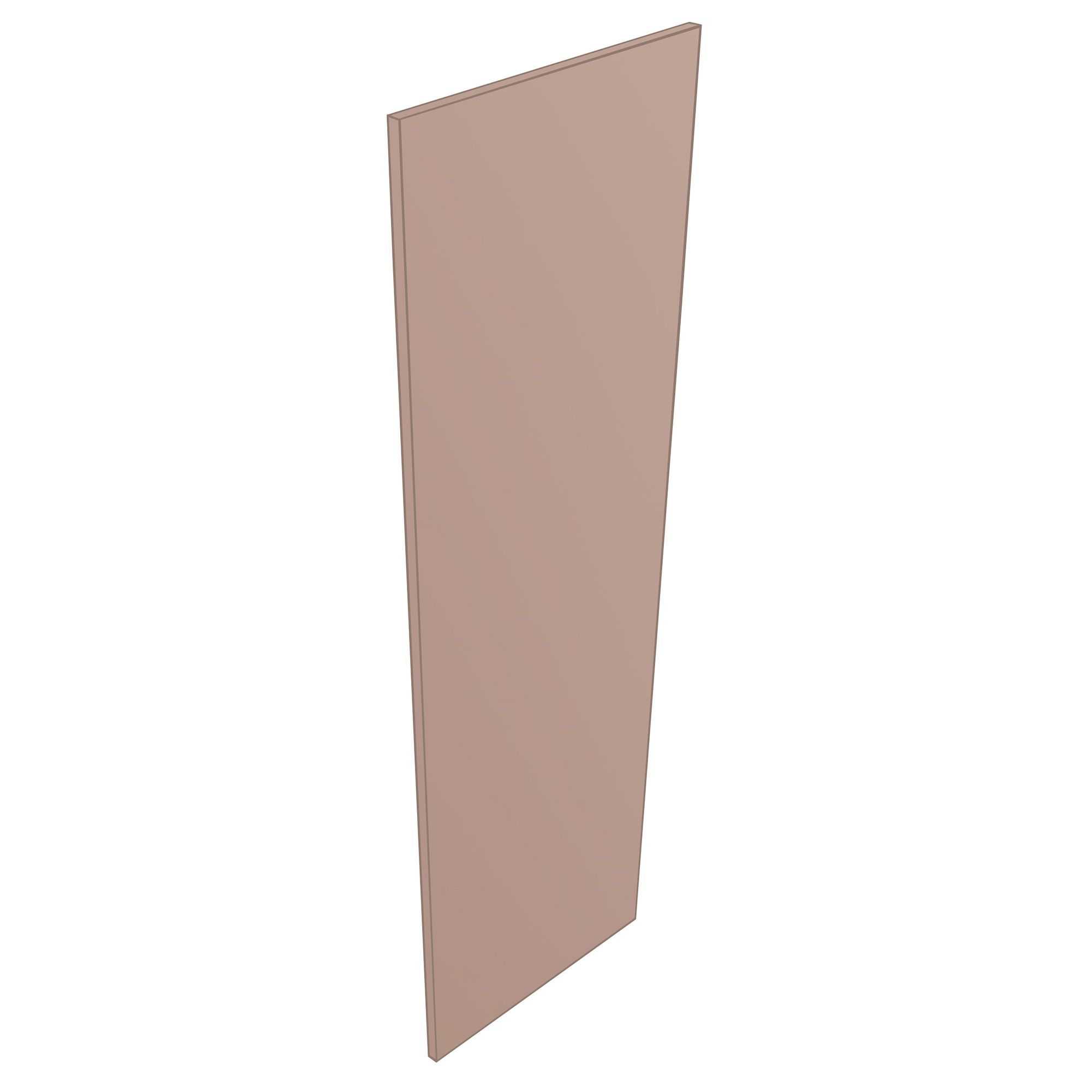 Ashford Matt Dusty pink End panel (H)1800mm | DIY at B&Q