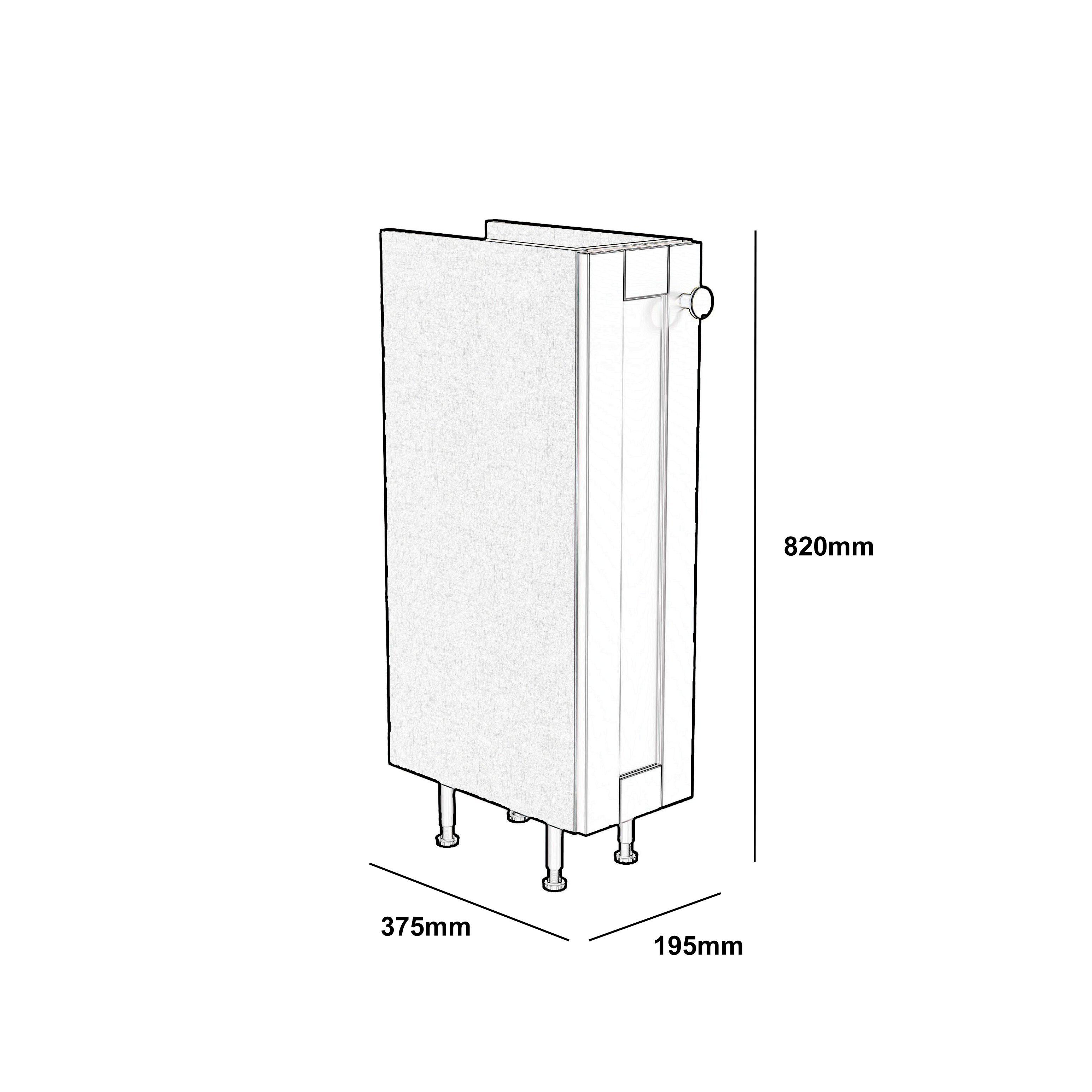 Ashford Matt Kombu green Shaker Freestanding Base unit (W)195mm (H)820mm