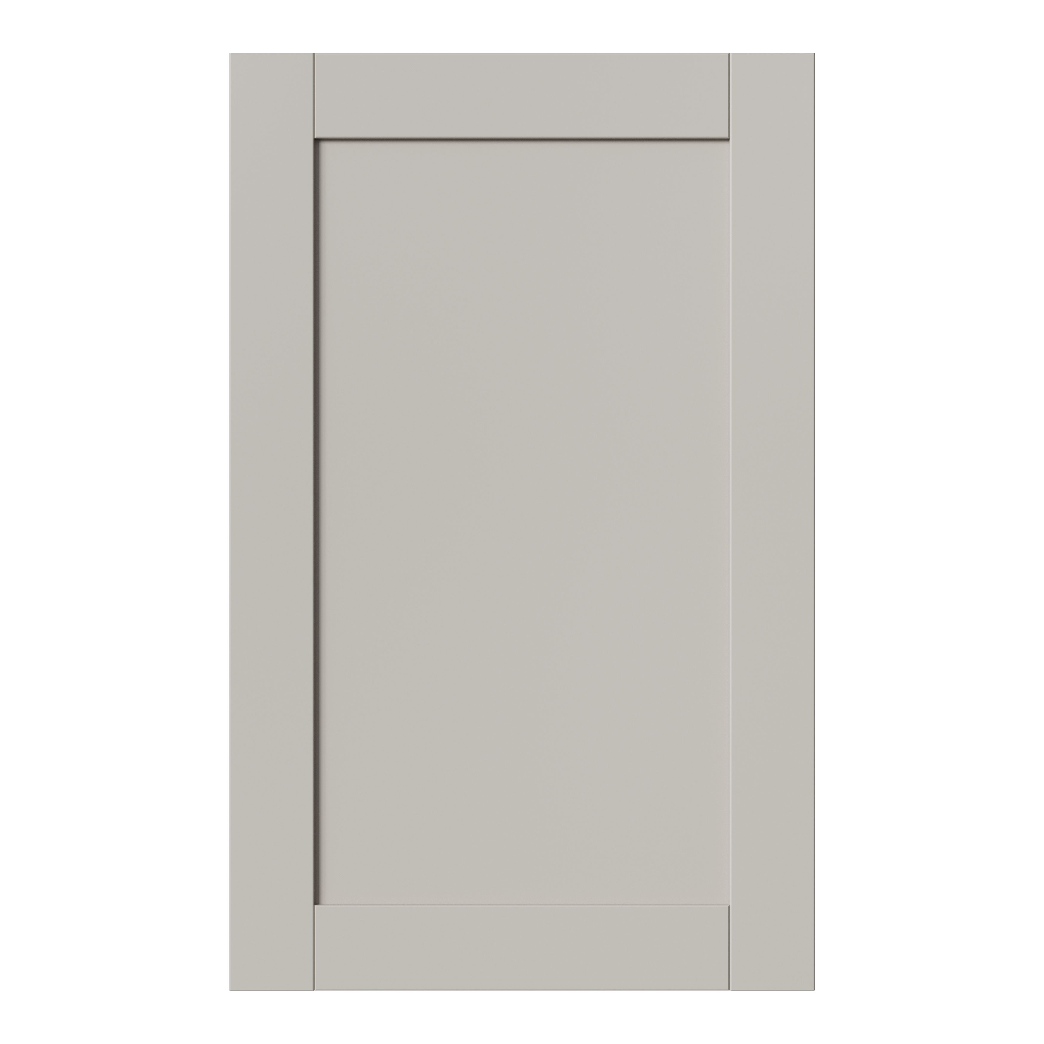 Ashmead Matt pebble Highline Cabinet door (W)450mm (H)715mm (T)16mm