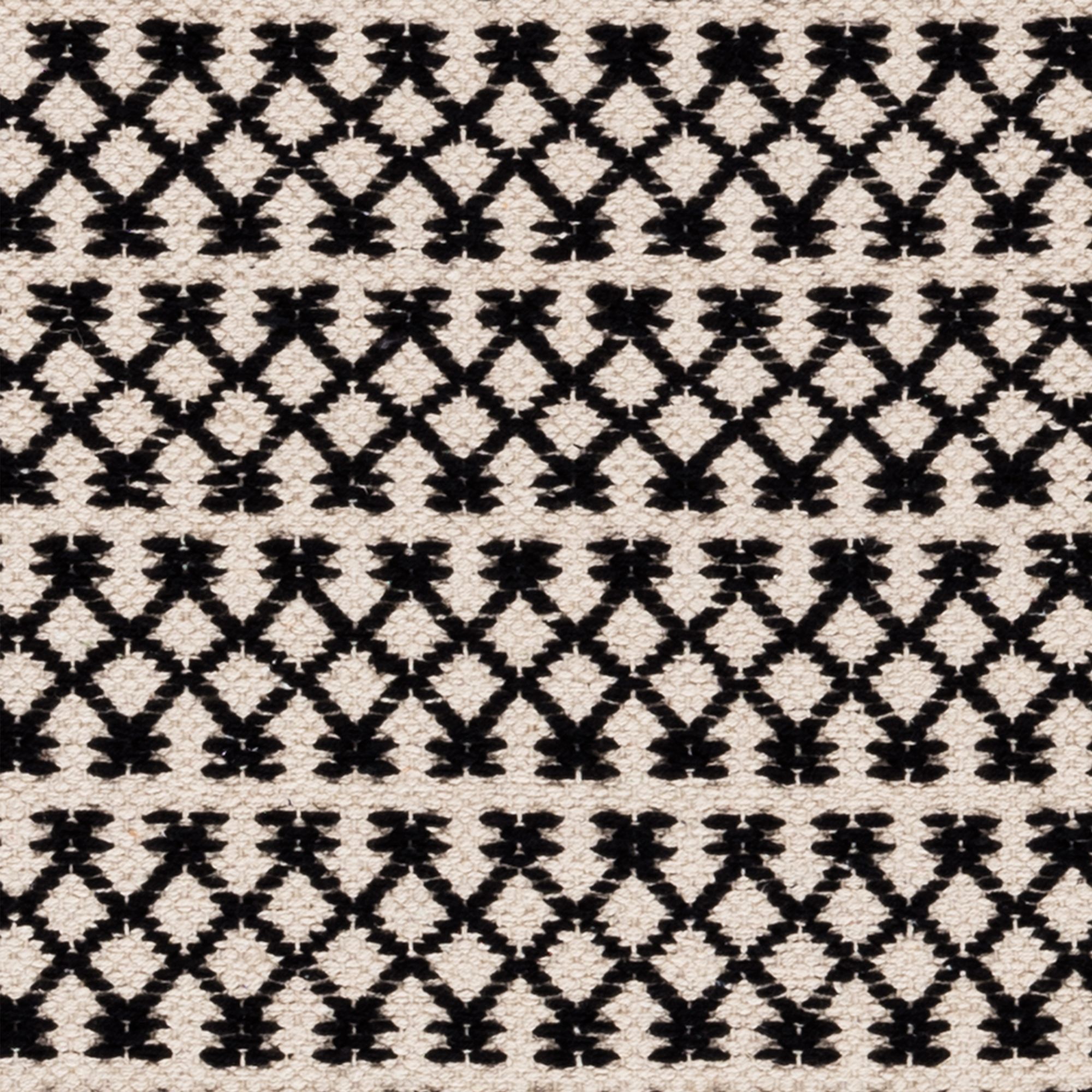 Astrid Geometric Black & white Rug 170cmx120cm | DIY at B&Q