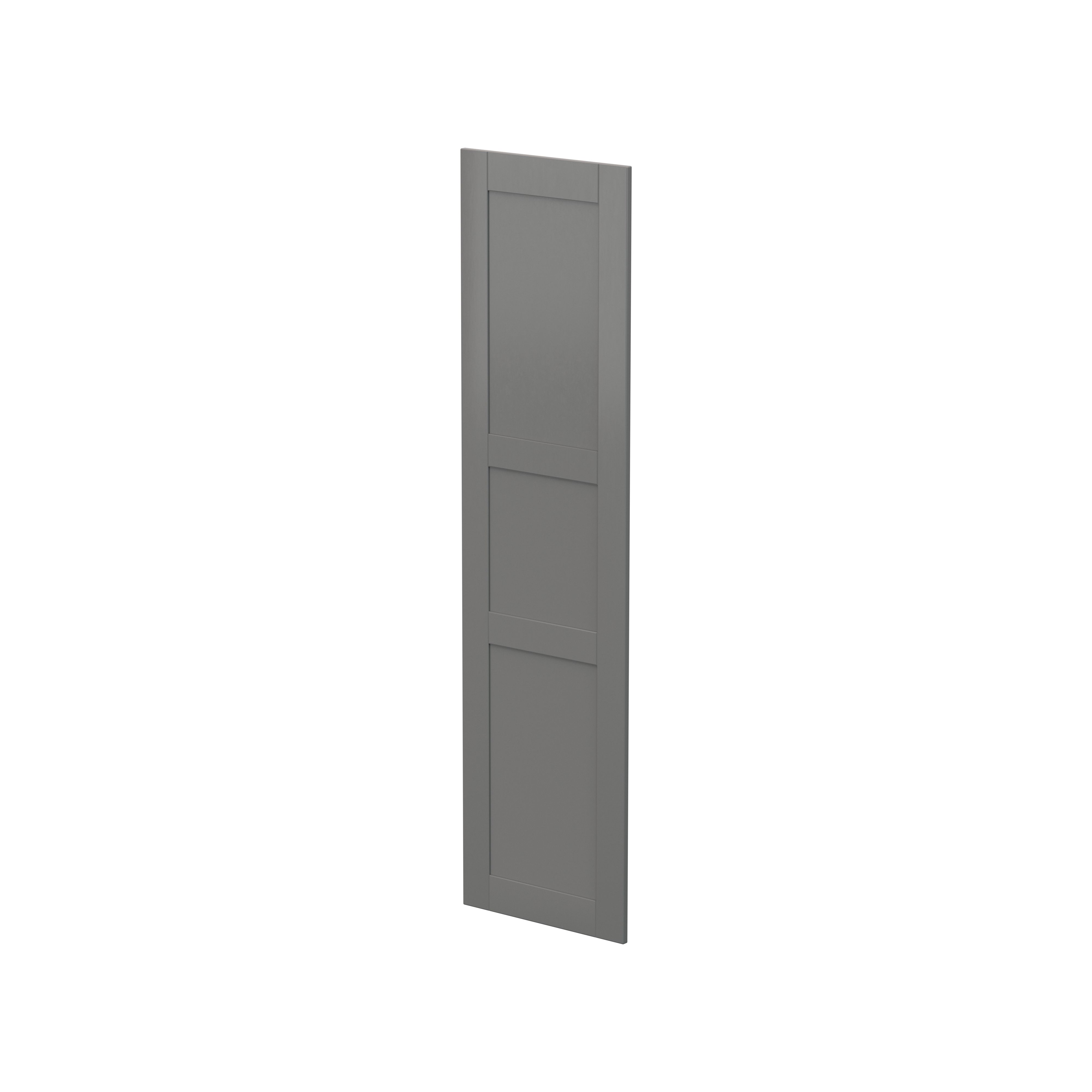 Atomia Matt Dove grey Modular furniture door, (H) 1872mm (W) 497mm