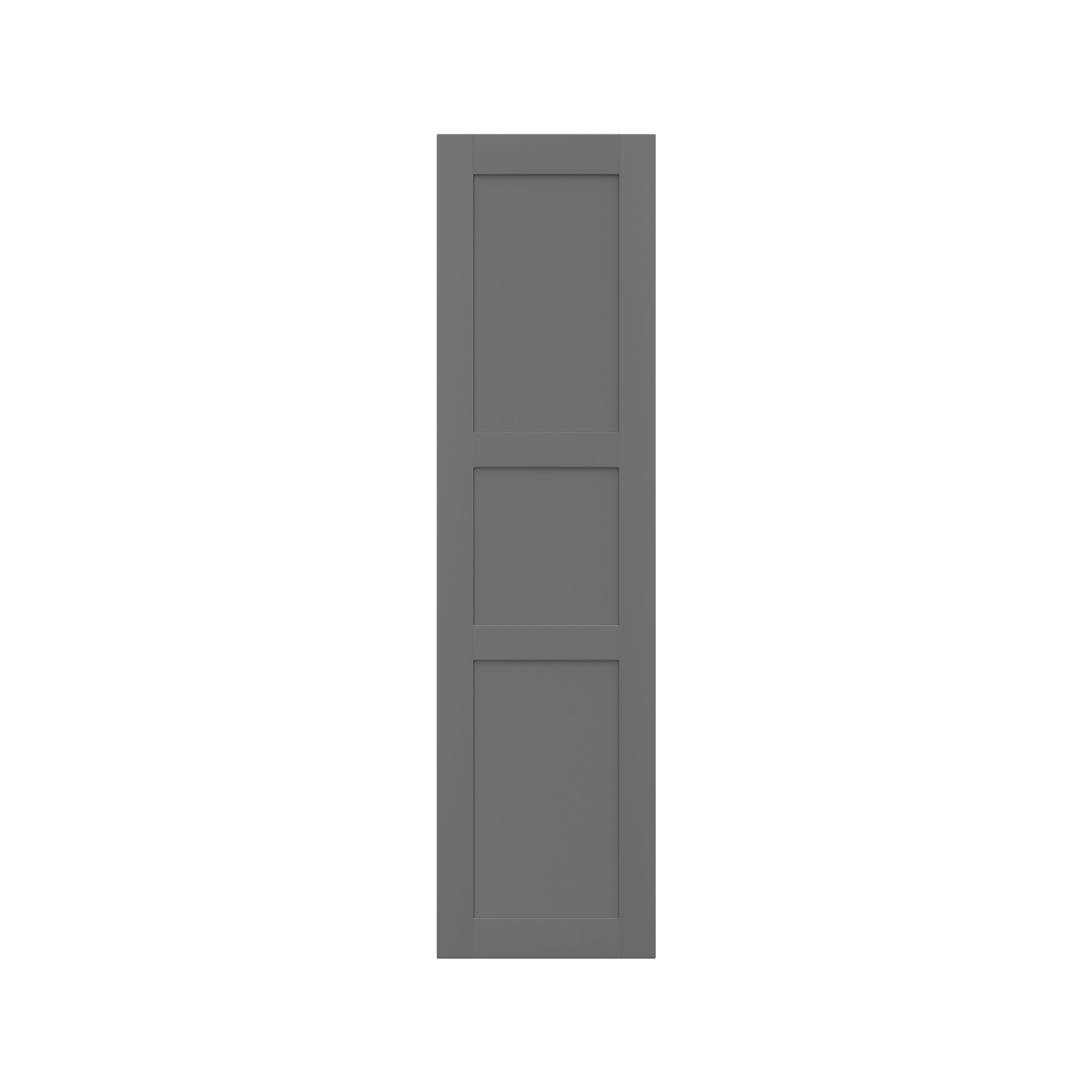 Atomia Matt Dove grey Modular furniture door, (H) 1872mm (W) 497mm