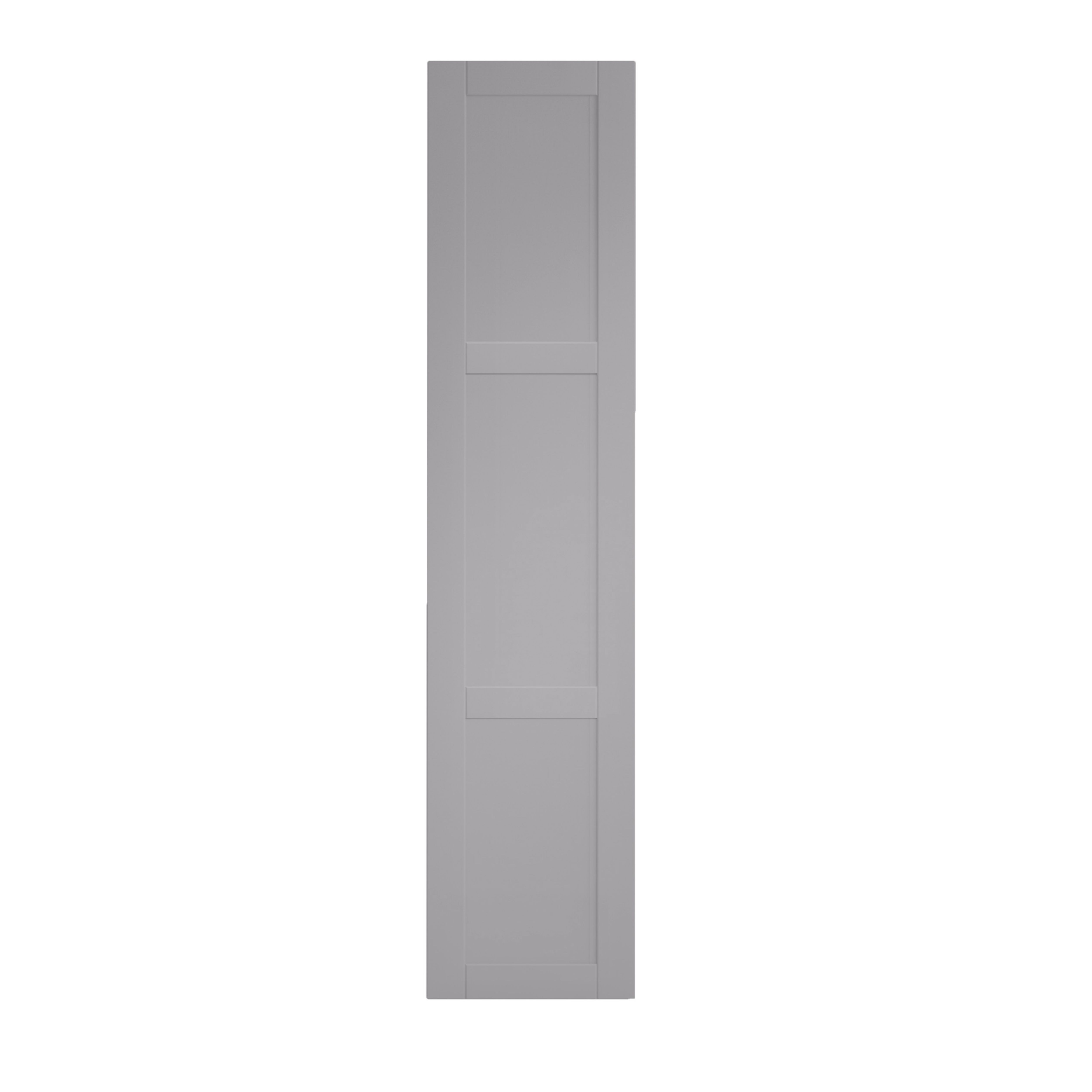 Atomia Matt Dove Grey Modular furniture door, (H) 2247mm (W) 372mm