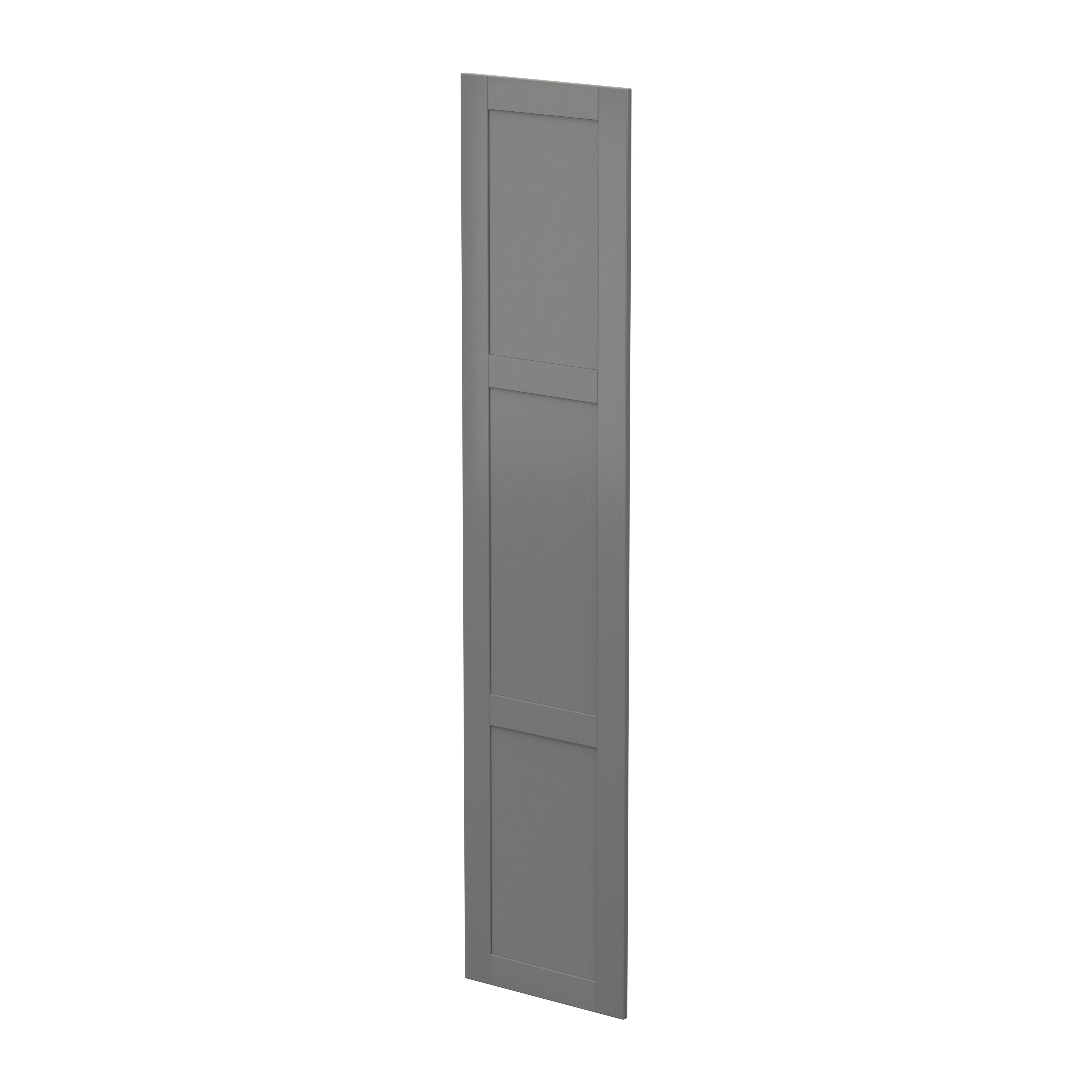 Atomia Matt Dove grey Modular furniture door, (H) 2247mm (W) 497mm