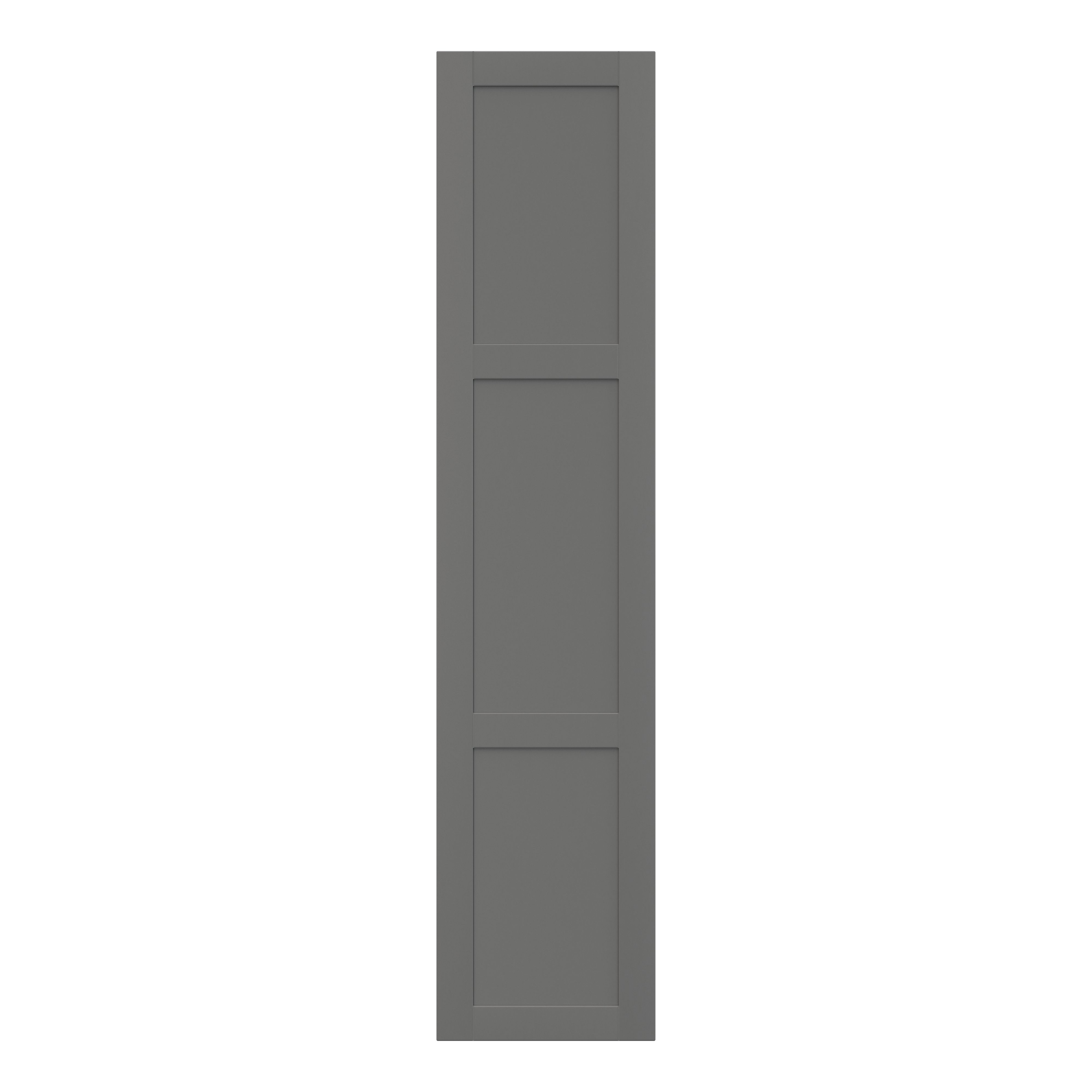 Atomia Matt Dove grey Modular furniture door, (H) 2247mm (W) 497mm