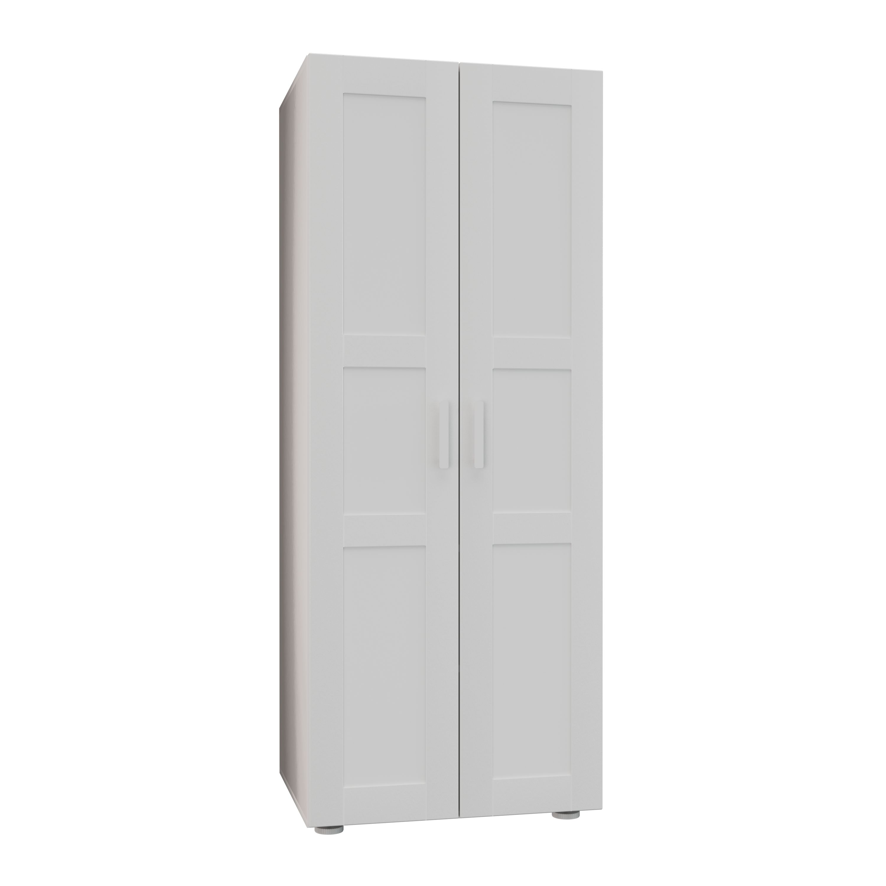 Atomia Matt Porcelain Double Wardrobe (H)1875mm (W)750mm (D)580mm