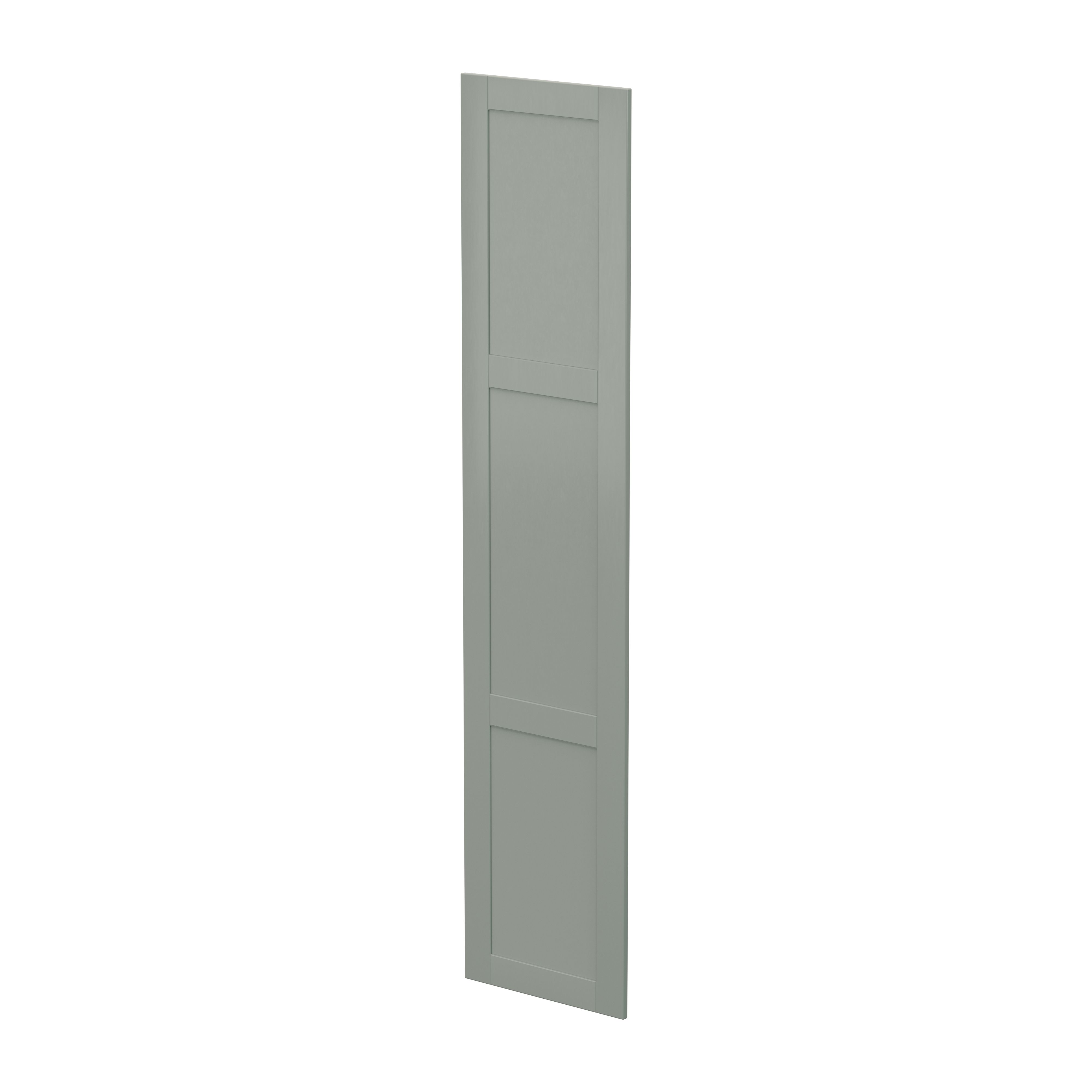 Atomia Matt Reed green Modular furniture door, (H) 2247mm (W) 497mm
