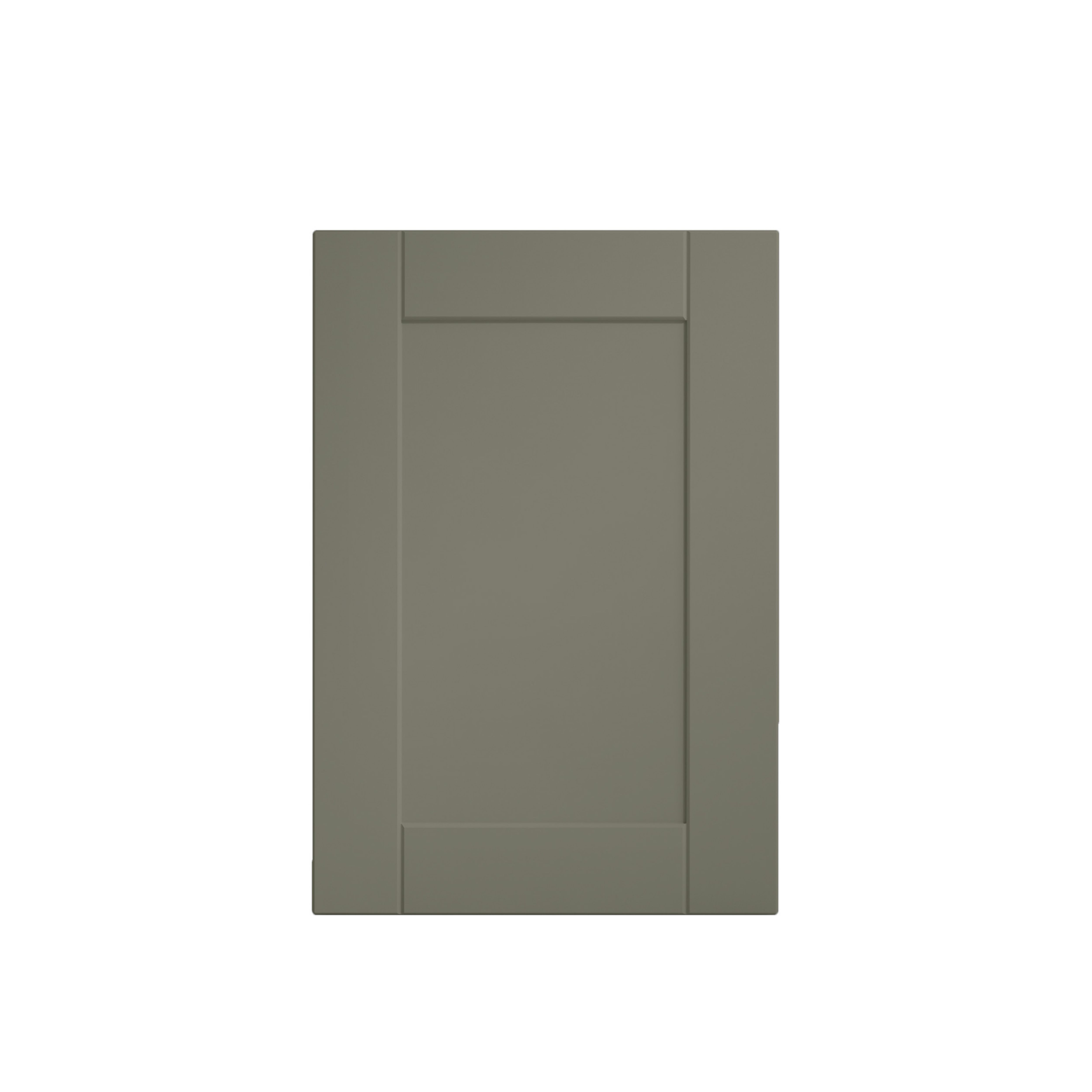 Atomia Matt Reed green Modular furniture door, (H) 747mm (W) 372mm