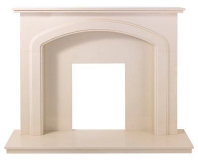 Aurora Cameo Cream Fire surround | DIY at B&Q