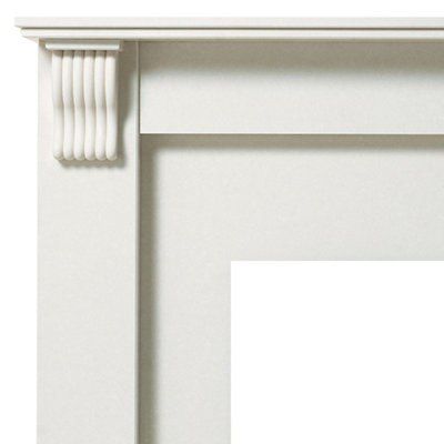 Aurora Victoria Cream Fire surround | DIY at B&Q