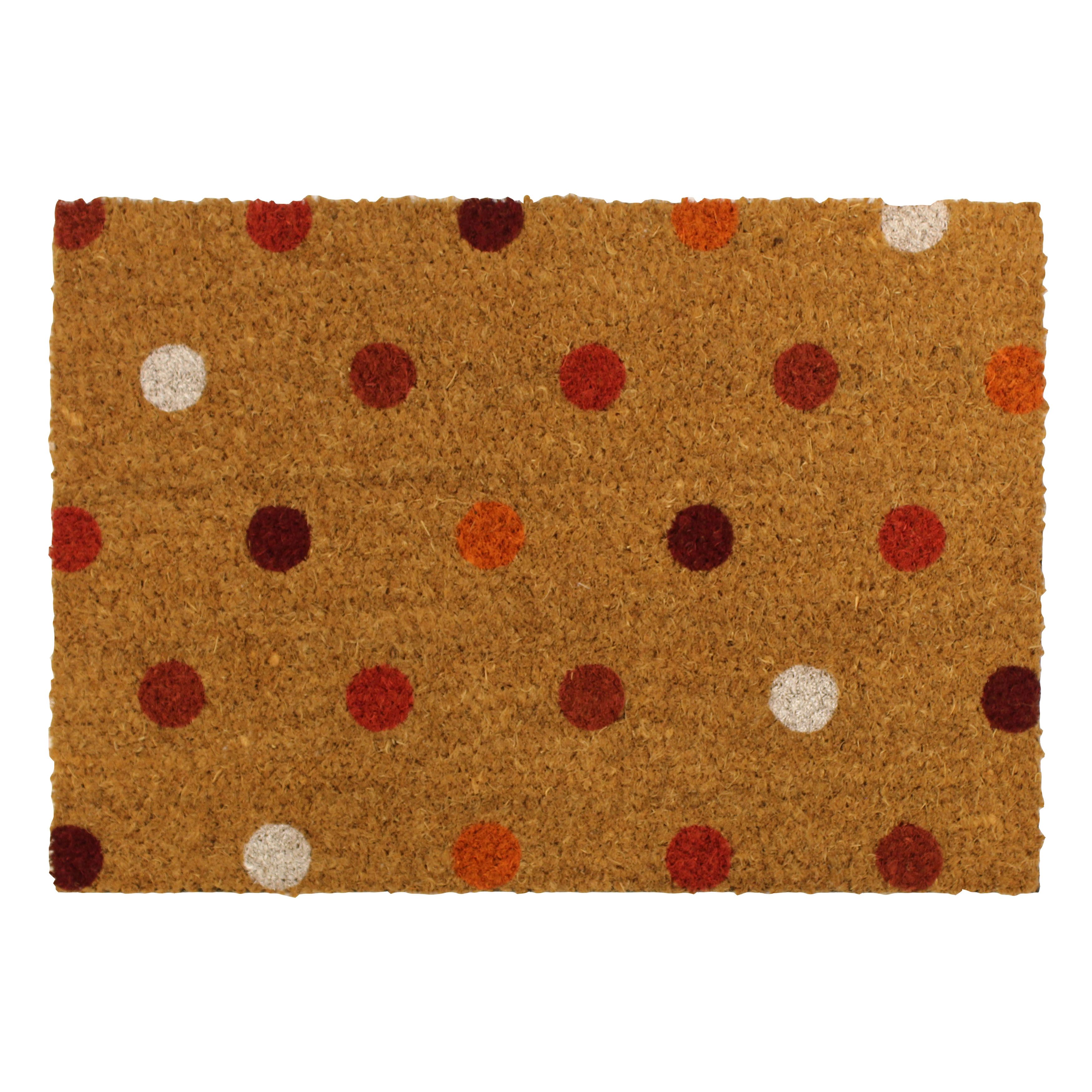 Autumn Multicolour Spots Door mat, 57cm x 40cm