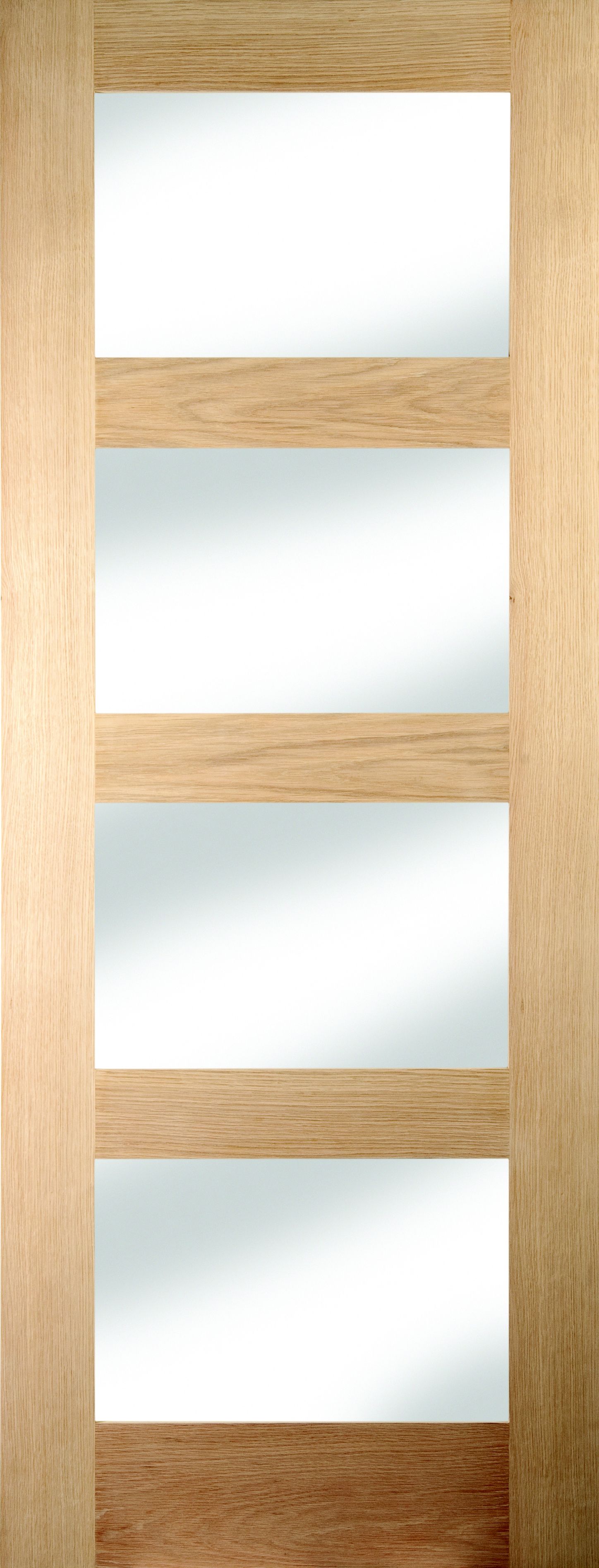 B&Q 4 panel Patterned Unglazed White Smooth Internal Door, (H)1981mm (W ...