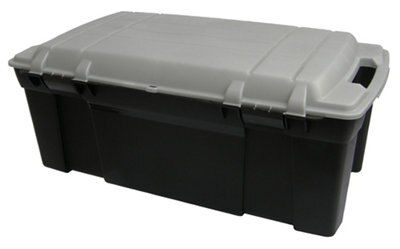 B&Q Black 90L Storage box | DIY at B&Q