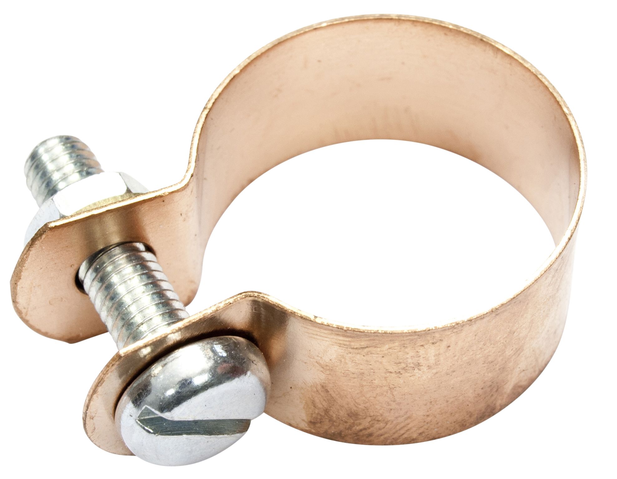 B&Q Gold 22mm Cable clip Pack of 2 | DIY at B&Q