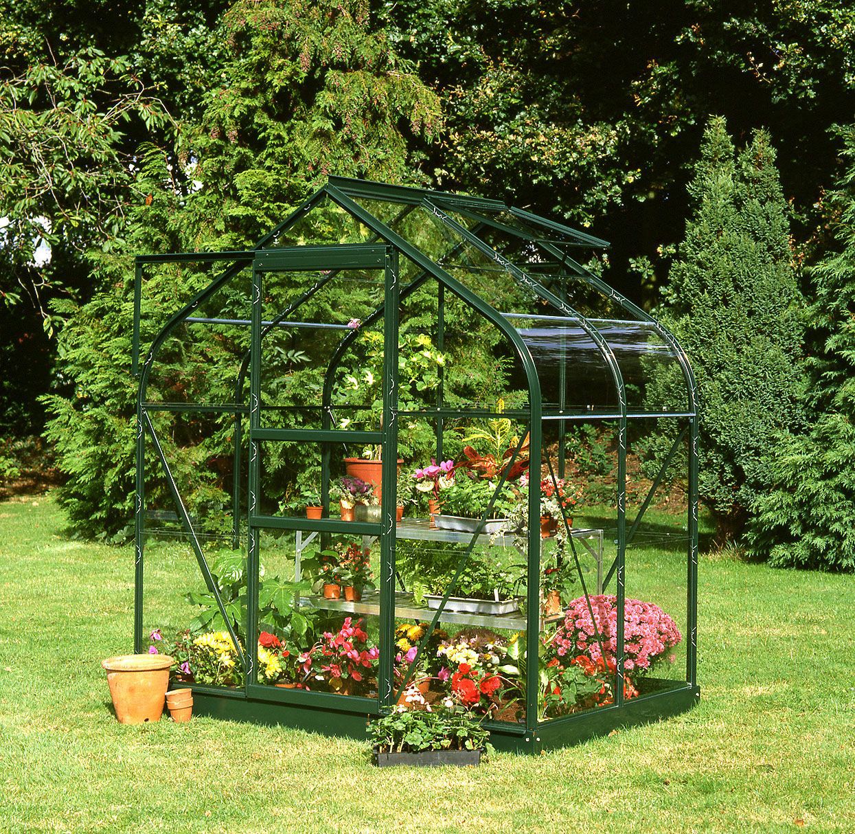 B&Q Green 6x4 Greenhouse