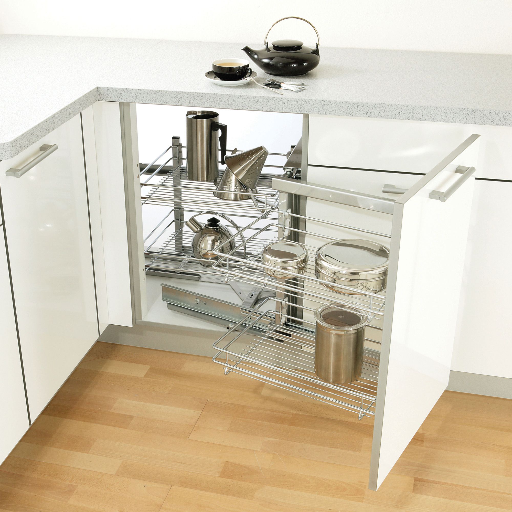 B&Q Polished Storage system, (W)485mm | DIY at B&Q