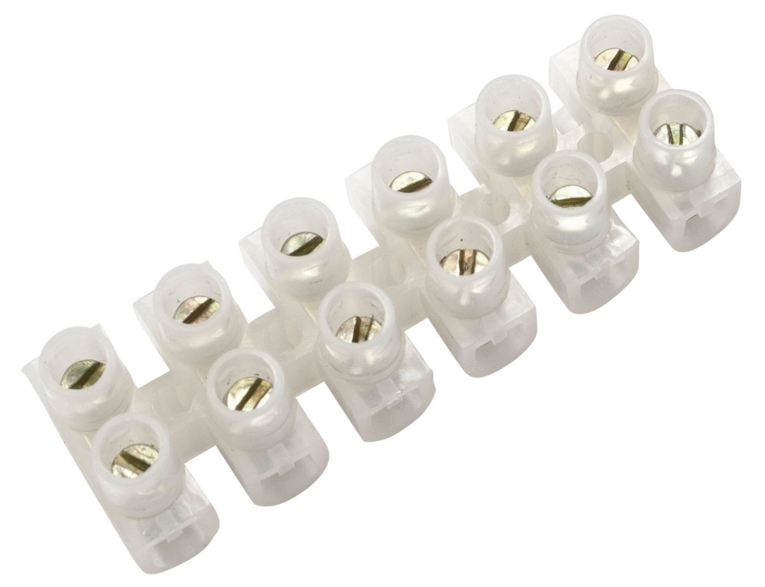 B&Q White 5A 6 way Cable connector strip | DIY at B&Q