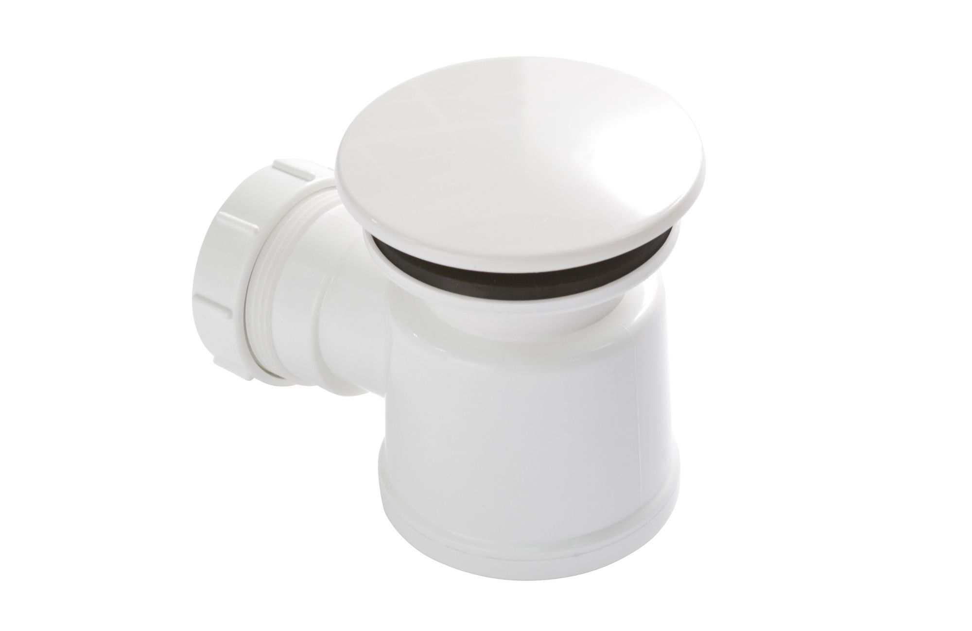B&Q White Shower waste (Dia)55mm