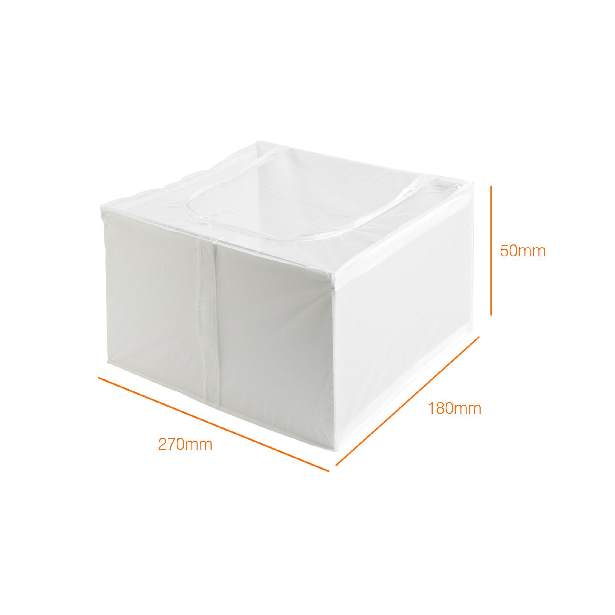 B&Q White Storage box of 2 | DIY at B&Q