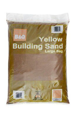 B&Q YELLOW BUILDING SAND LARGE | DIY at B&Q