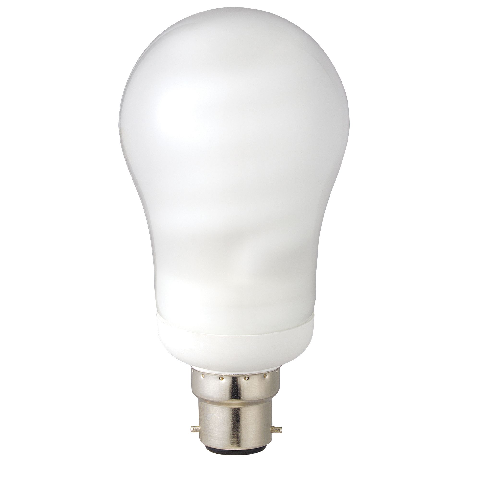 B22 11W Warm white Fluorescent Light bulb, Pack of 4