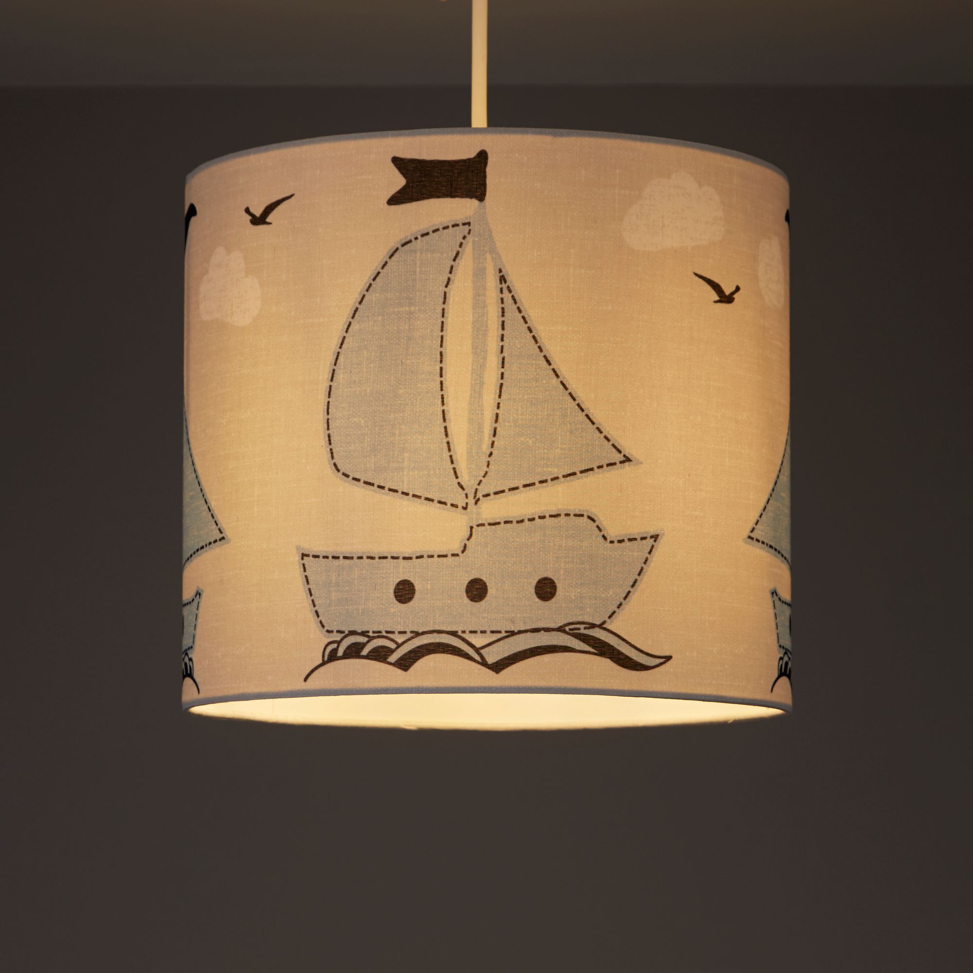 Baby Colours Little sailor Blue Light shade (D)25cm | £8 at B&Q