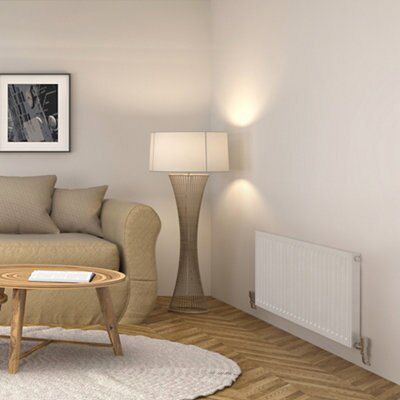 Barlo Compact White Type 11 Panel Radiator, (W)1000mm x (H)600mm