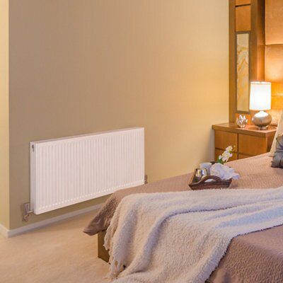 Barlo Compact White Type 22 Panel Radiator, (W)1200mm x (H)400mm