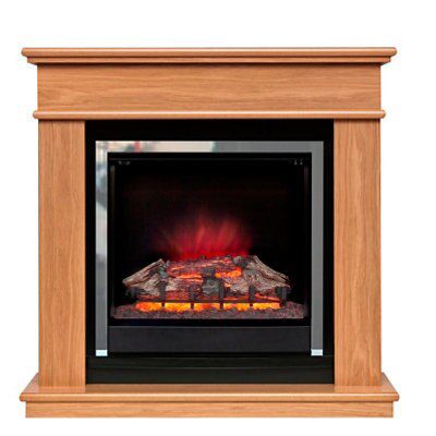 Be Modern Avalon Oak effect Fire suite | DIY at B&Q