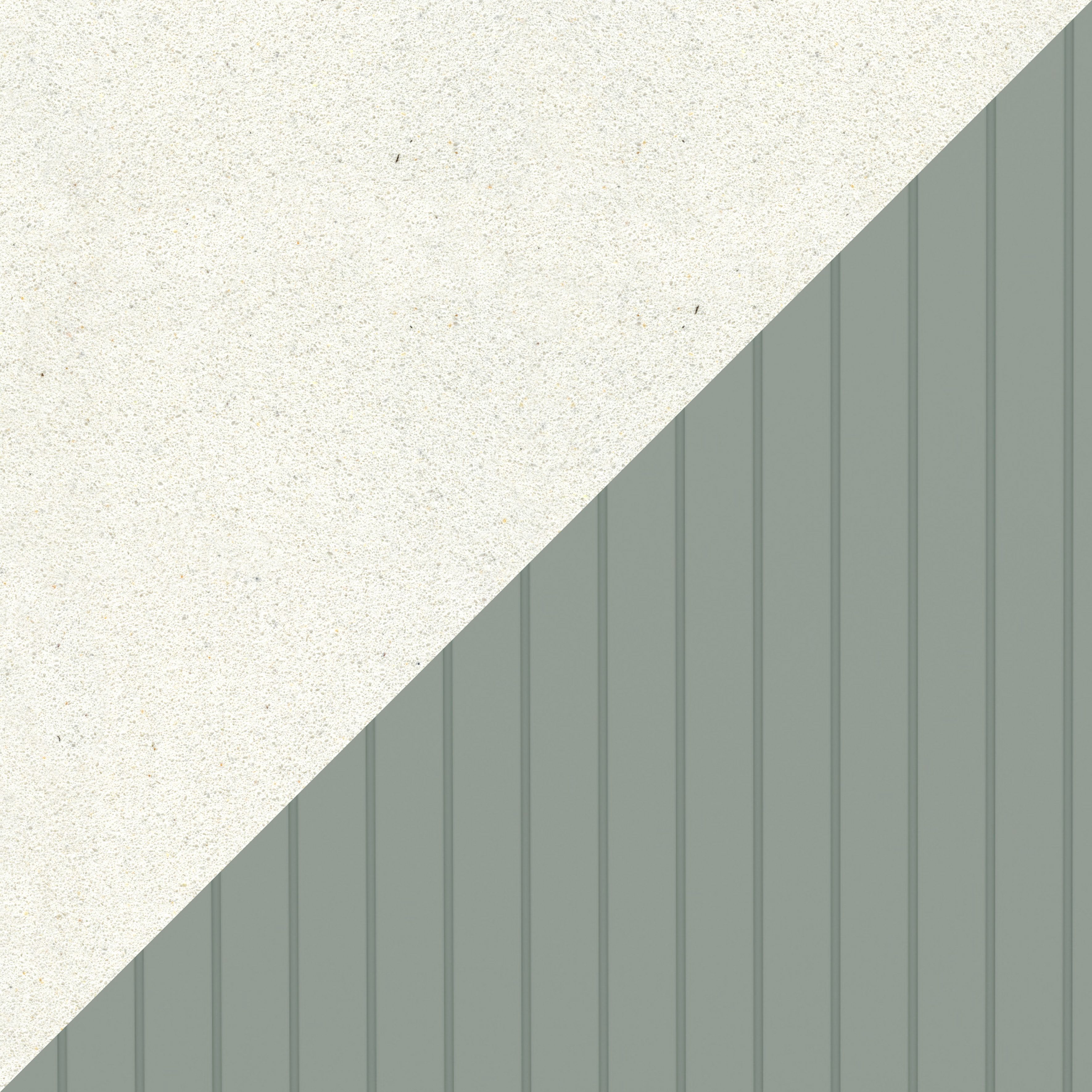 Be Modern Fontwell Sage green & white Fire surround set with Lights ...