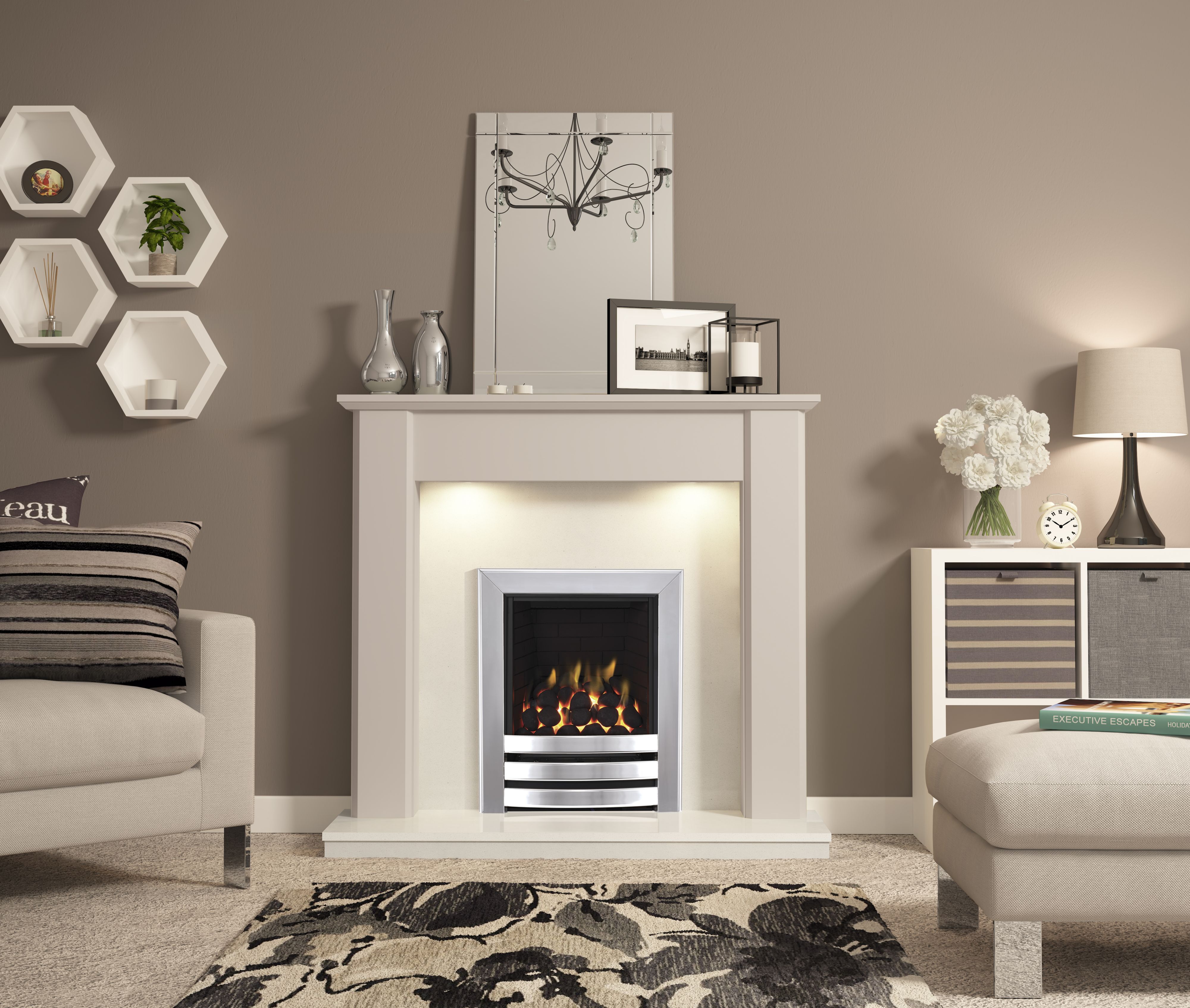 Be Modern Whitburn Cashmere Fire surround | DIY at B&Q