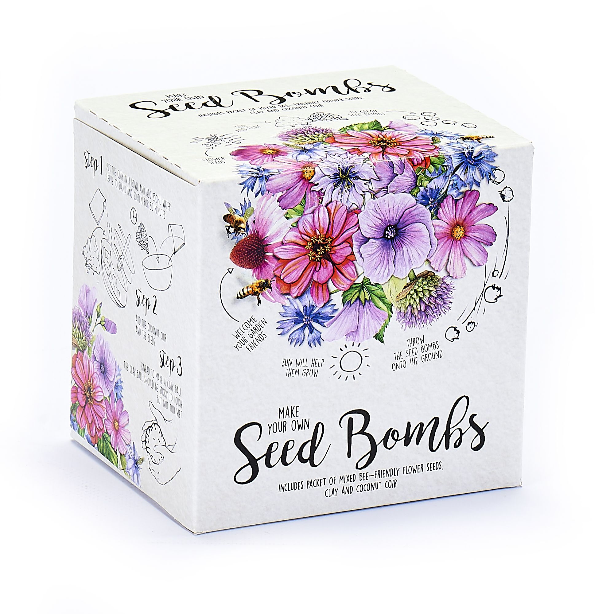 Bee attracting Seed bomb Mixed flowers Seed | DIY at B&Q