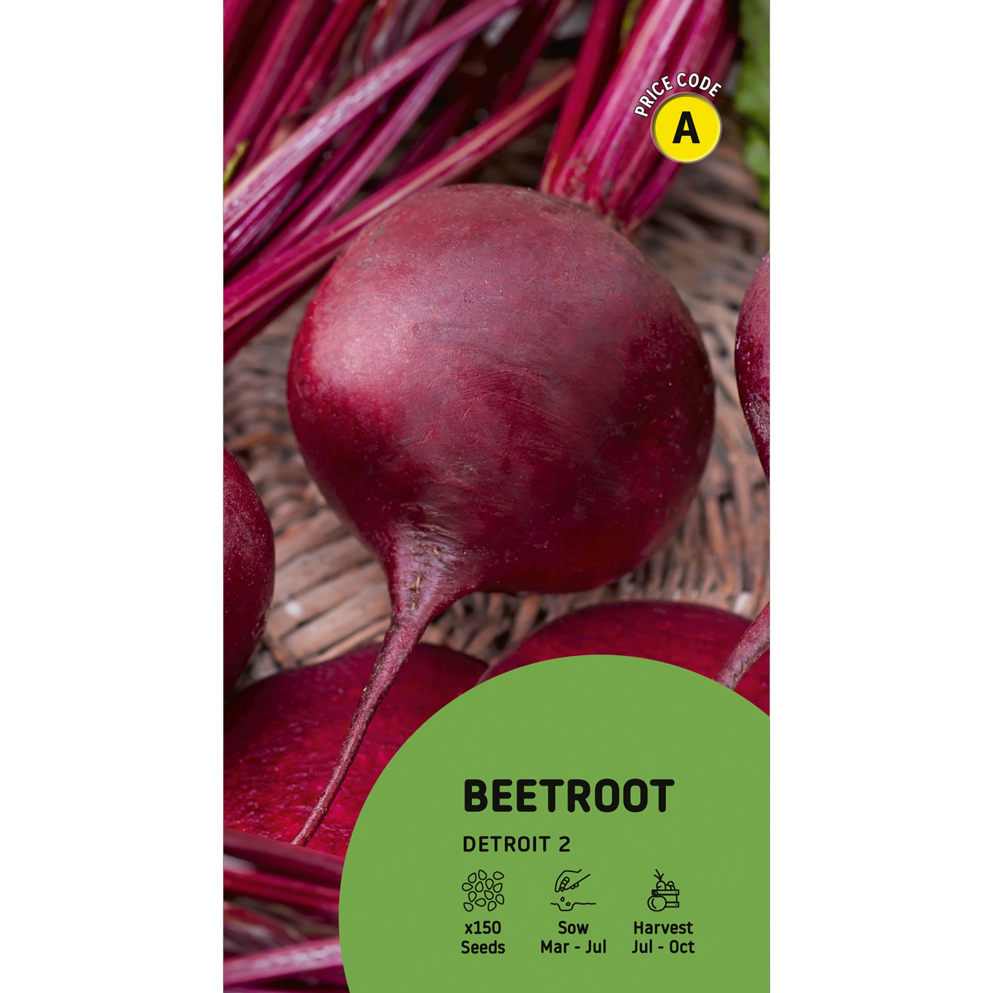 Beetroot 'Detroit 2' Vegetable Seeds