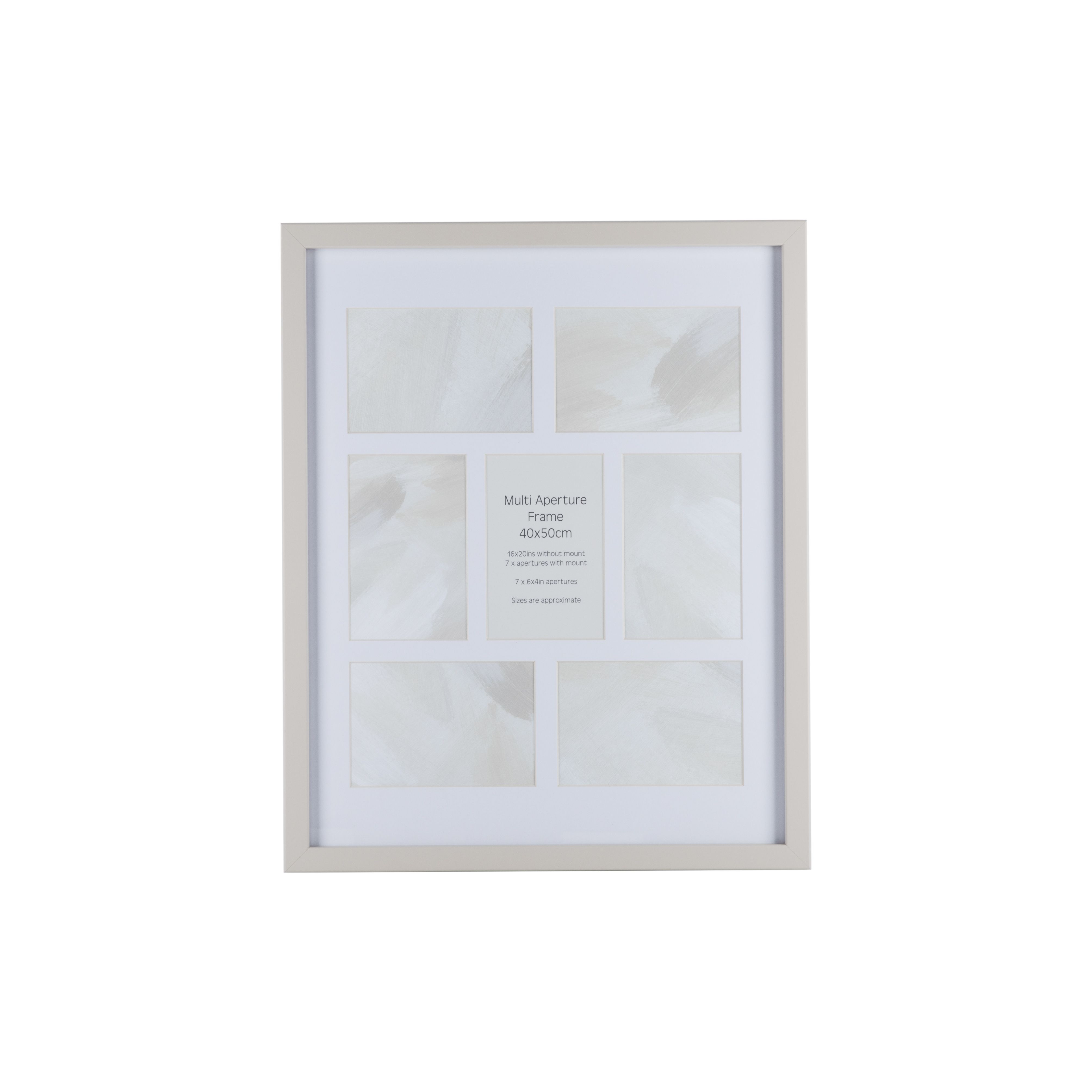 Beige Multi Picture frame (H)54cm x (W)44cm