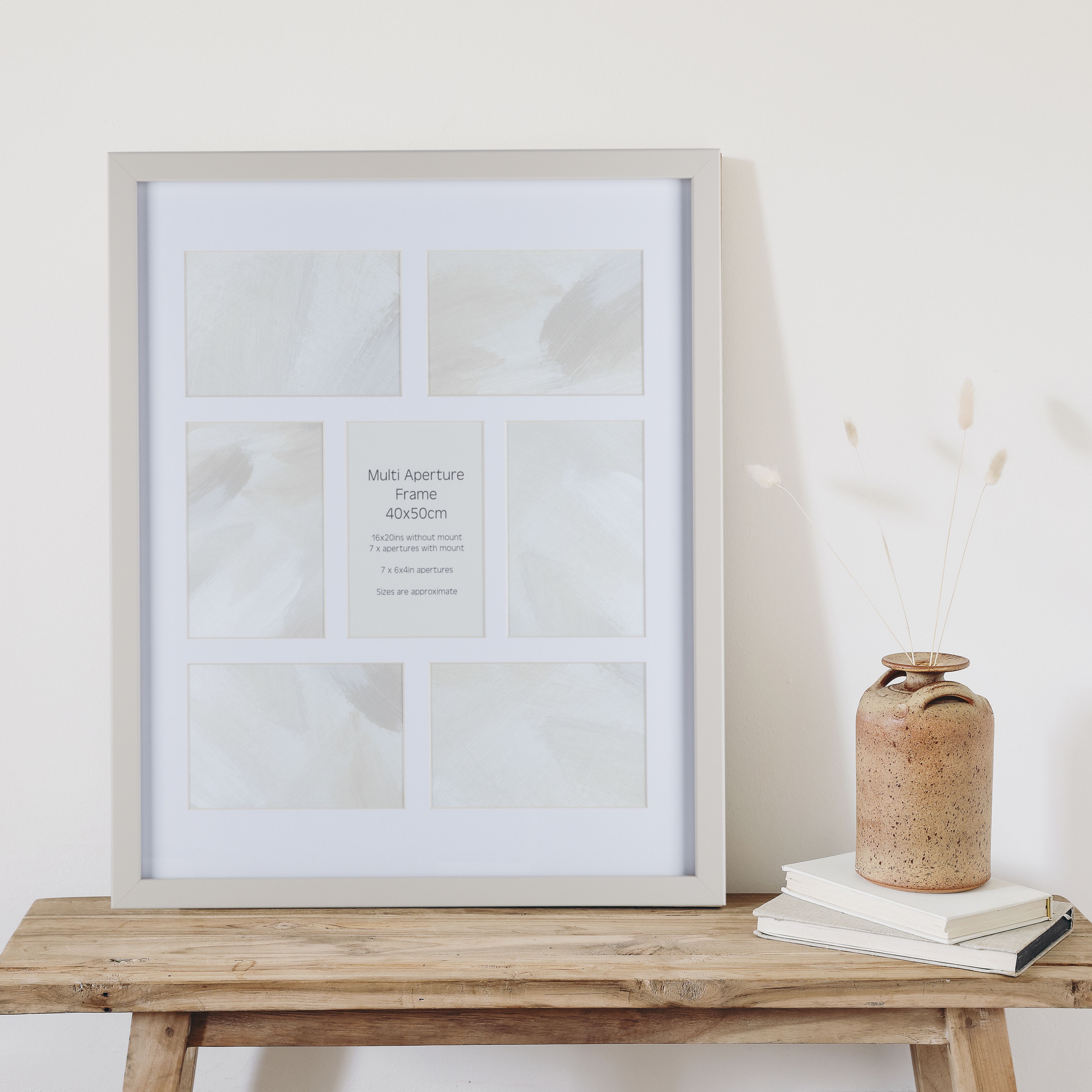 Beige Multi Picture frame (H)54cm x (W)44cm