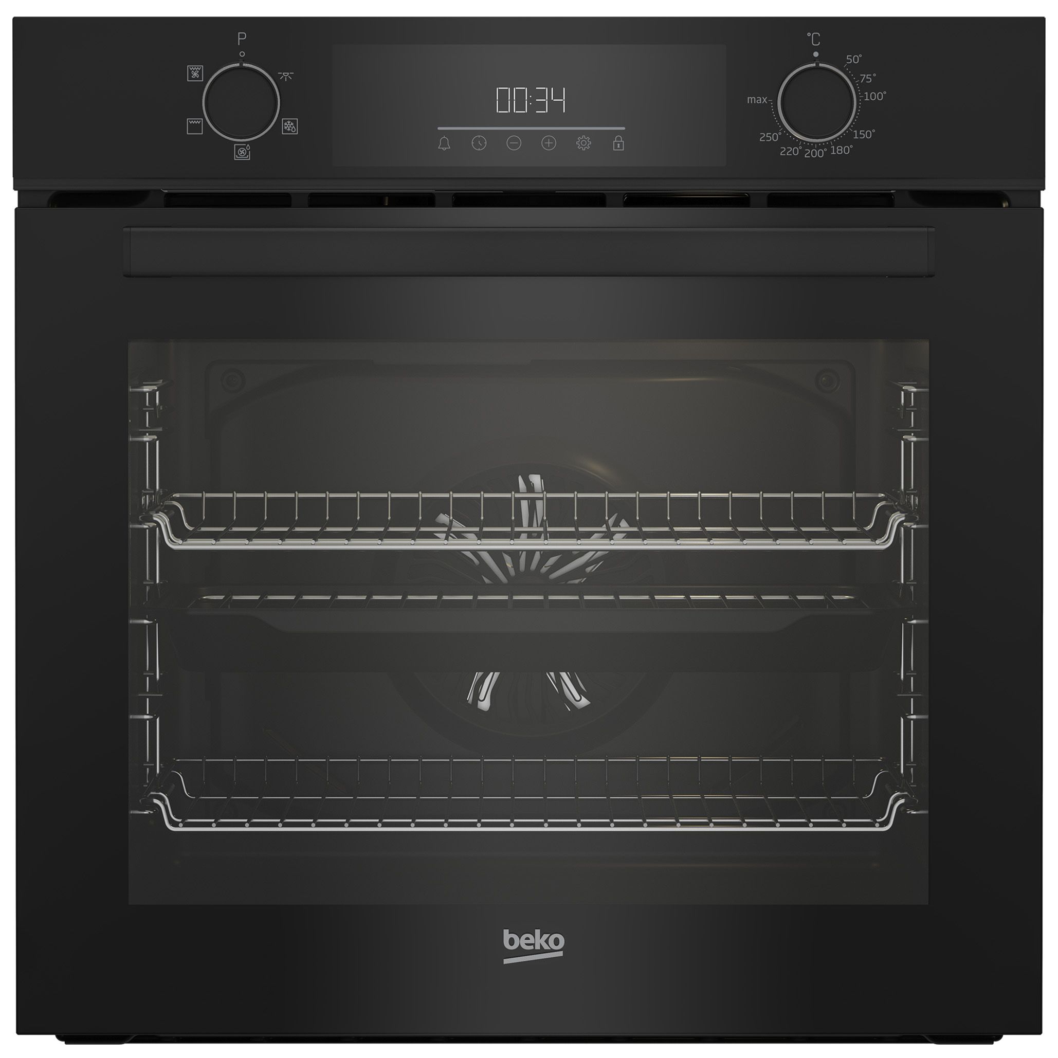 Beko BBIF12300B Built-in Single Fan Electric Oven - Black