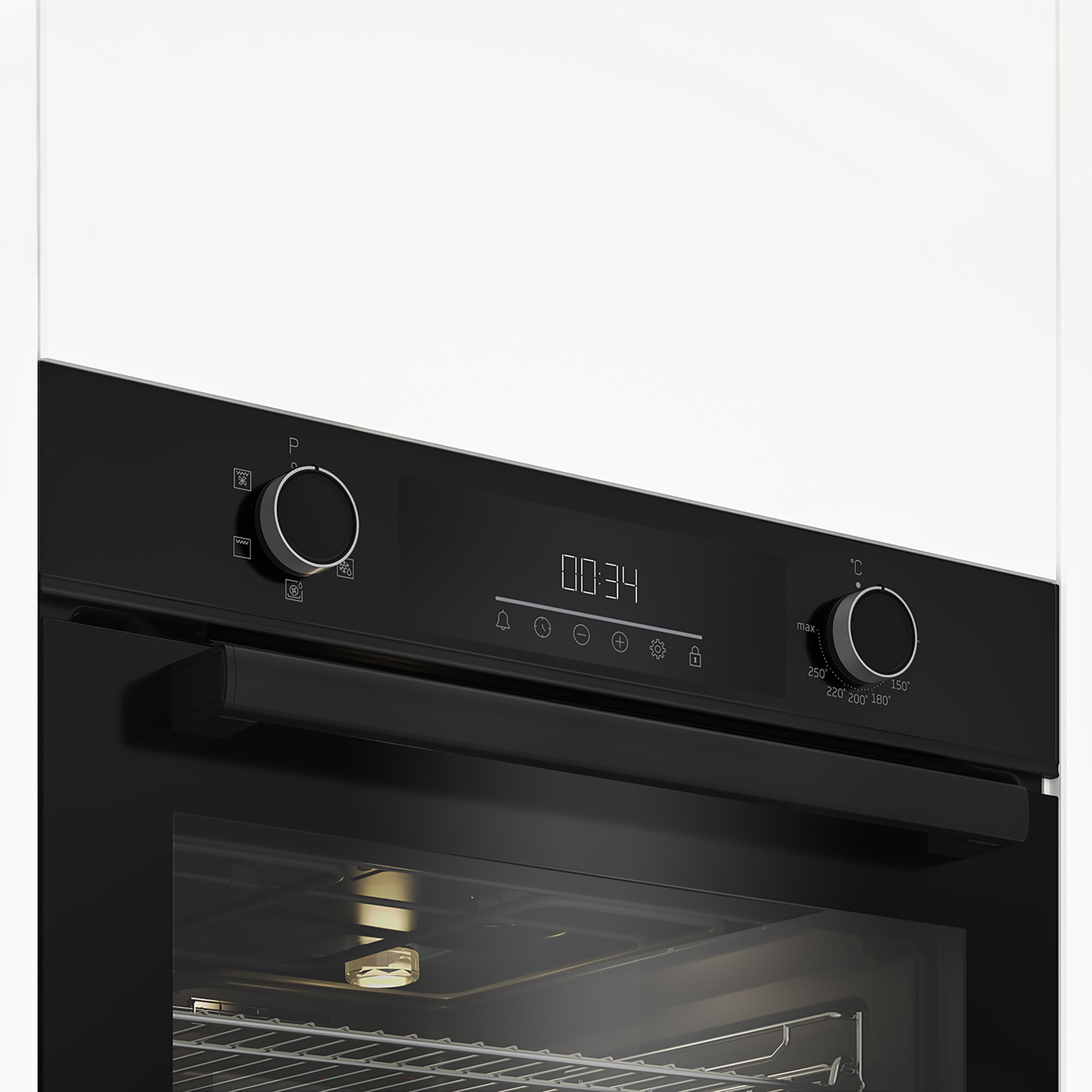 Beko BBIF12300B Built-in Single Fan Electric Oven - Black