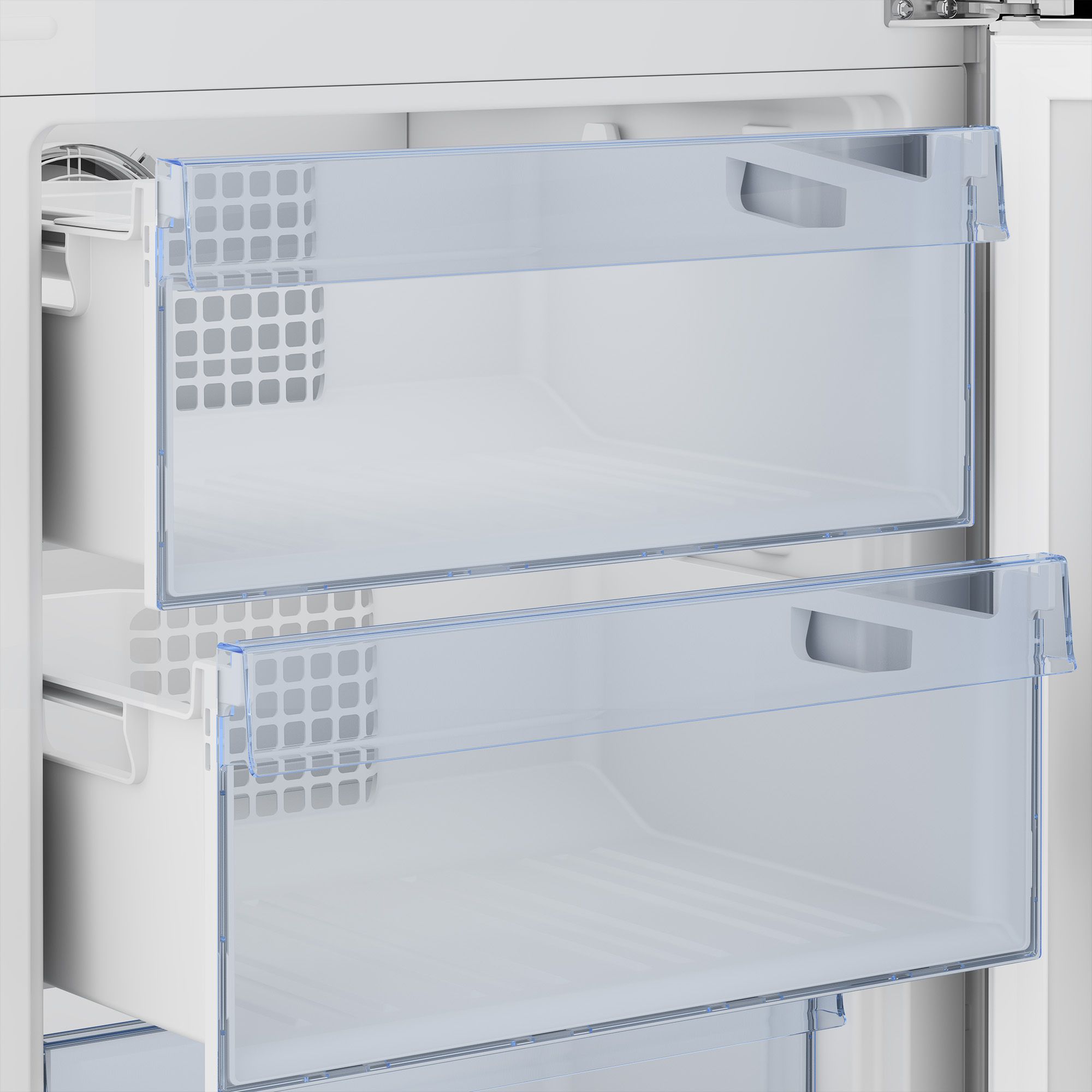 BEKO BCFD450 50:50 TRADITIONAL INTEGRATED FROST FREE FRIDGE FREEZER