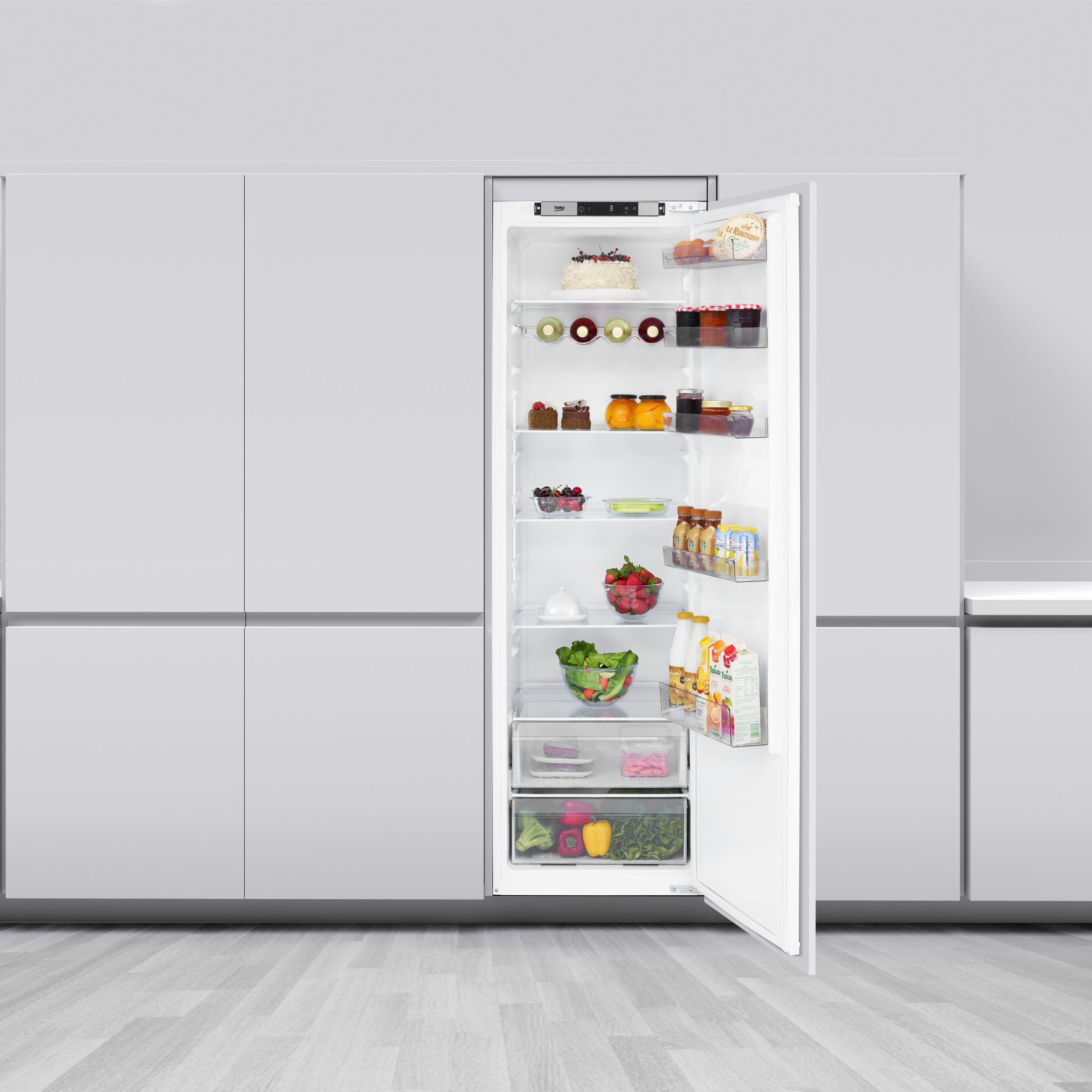 Beko BLQSDW377 Integrated Fridge - White