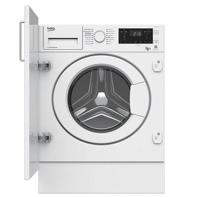 Beko WDIY854310 Built in Washer dryer White
