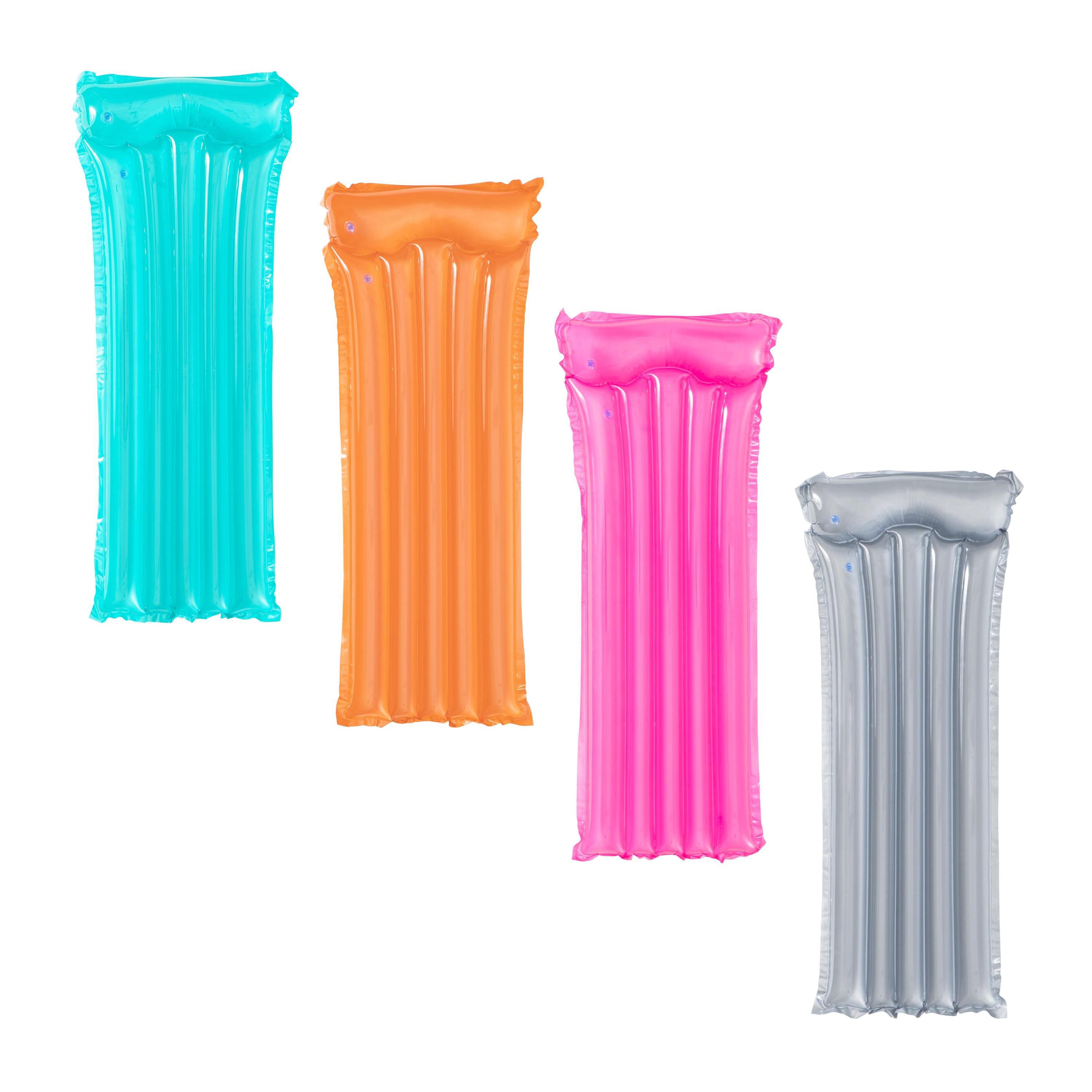 Bestway Deluxe Multicolour Rectangular Striped Inflatable lilo | DIY at B&Q